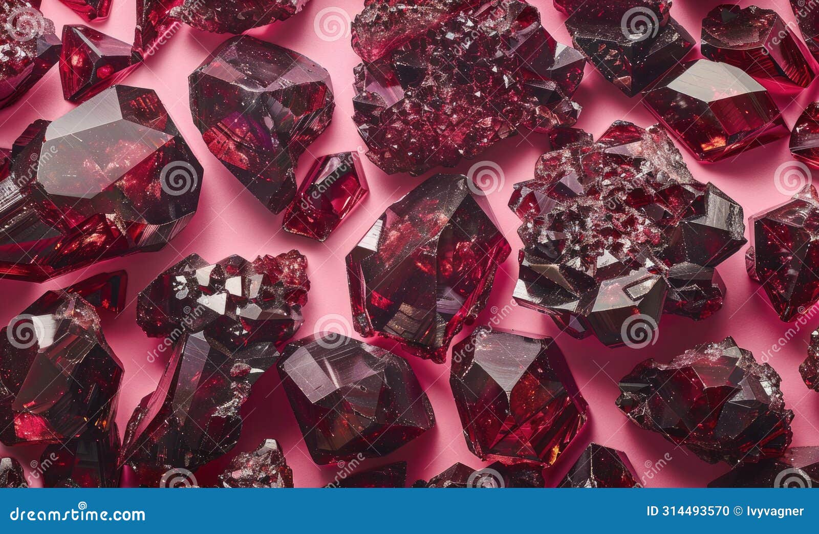 Natural Texture of Raw Garnet Gemstones Stock Photo - Image of stone ...