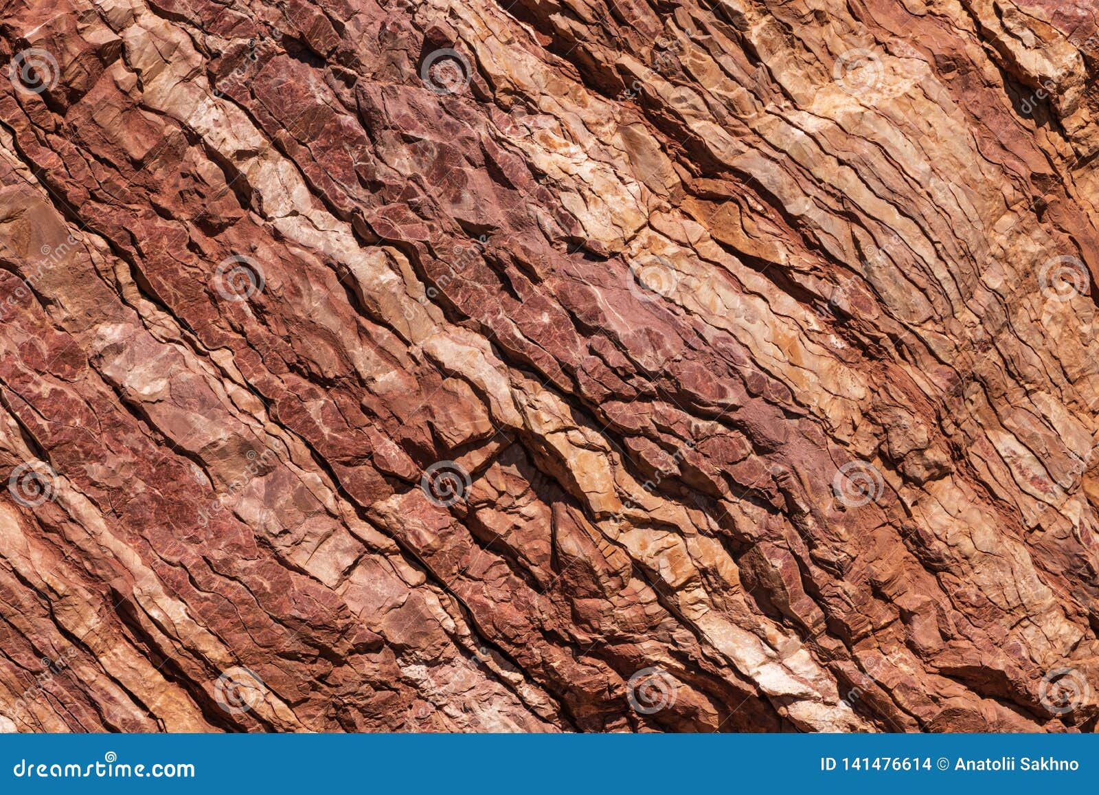 Natural Texture of Red Stone Rock Stock Photo - Image of cracked ...