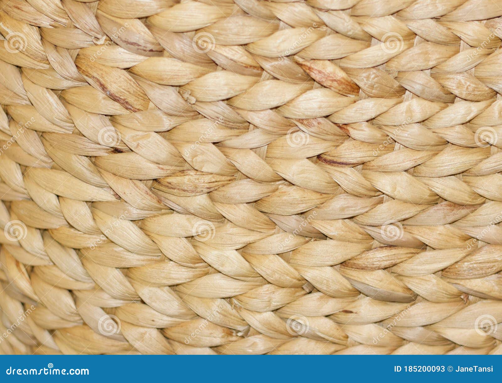 Natural Textured Background of Light Coloured Woven Grass Type Material ...