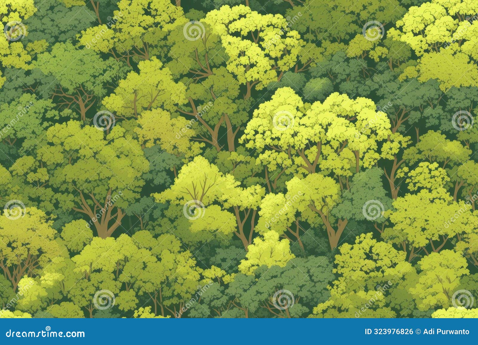 Natural Tree Designs for Web Design Stock Illustration - Illustration ...