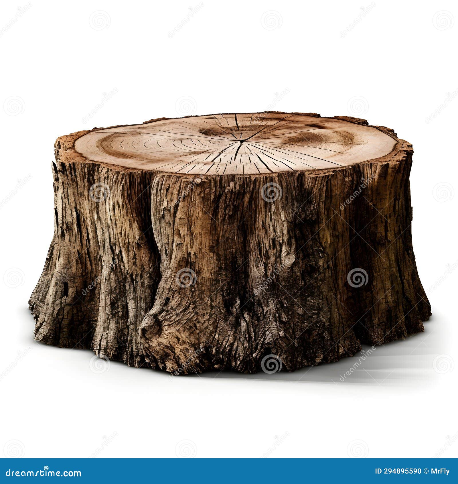 Natural tree stump stock illustration. Illustration of background ...