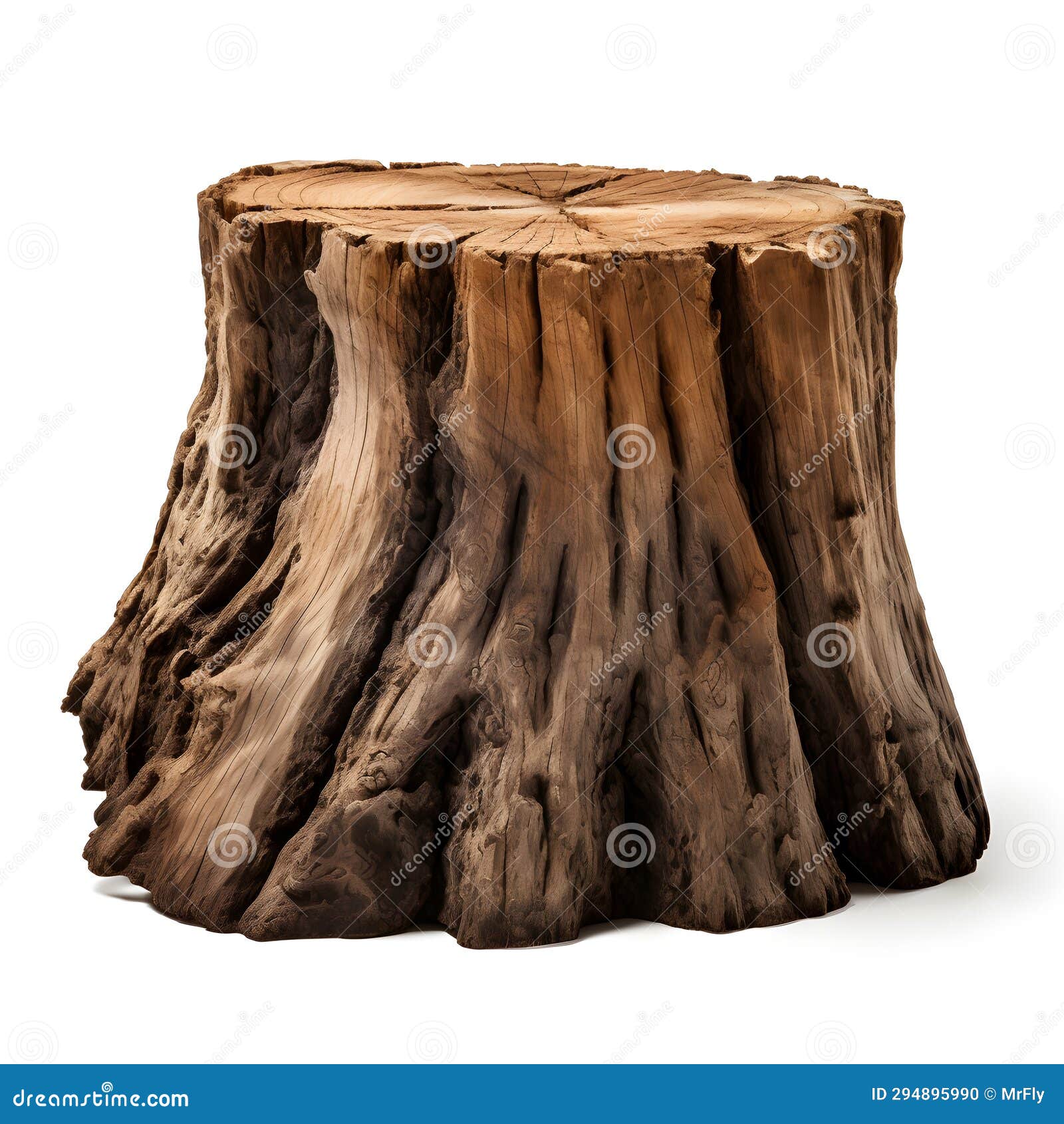 Natural tree stump stock illustration. Illustration of stump - 294895990