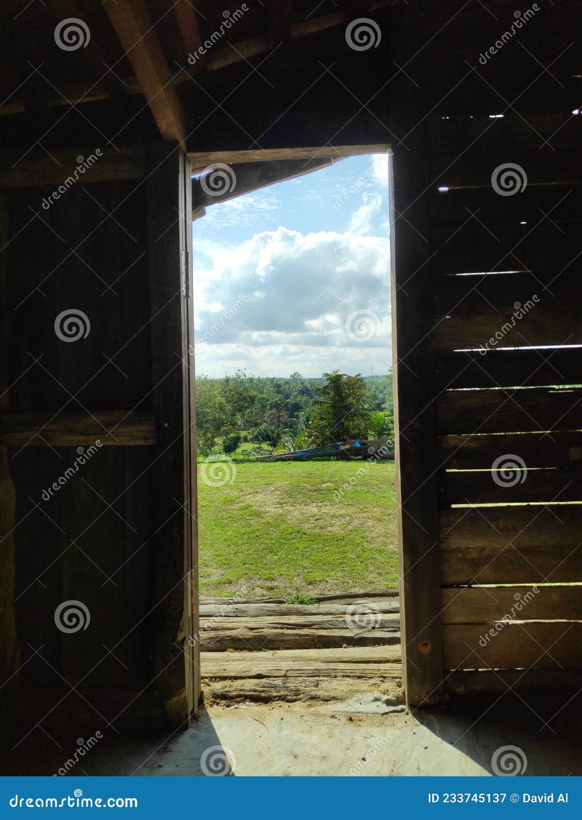 Natural View from Inside the Building Stock Image - Image of room ...