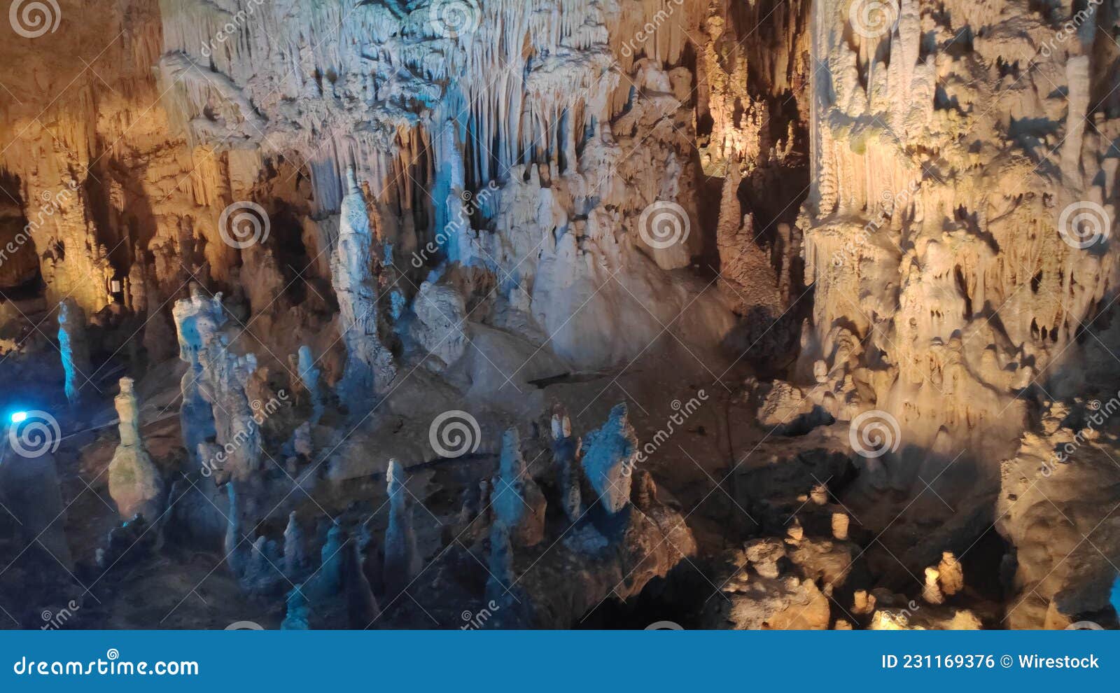 Natural View of Rock Formation Inside a Cave Stock Photo - Image of ...