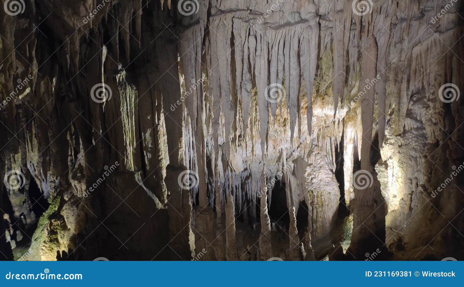 Natural View of Rock Formation Inside a Cave Stock Image - Image of ...