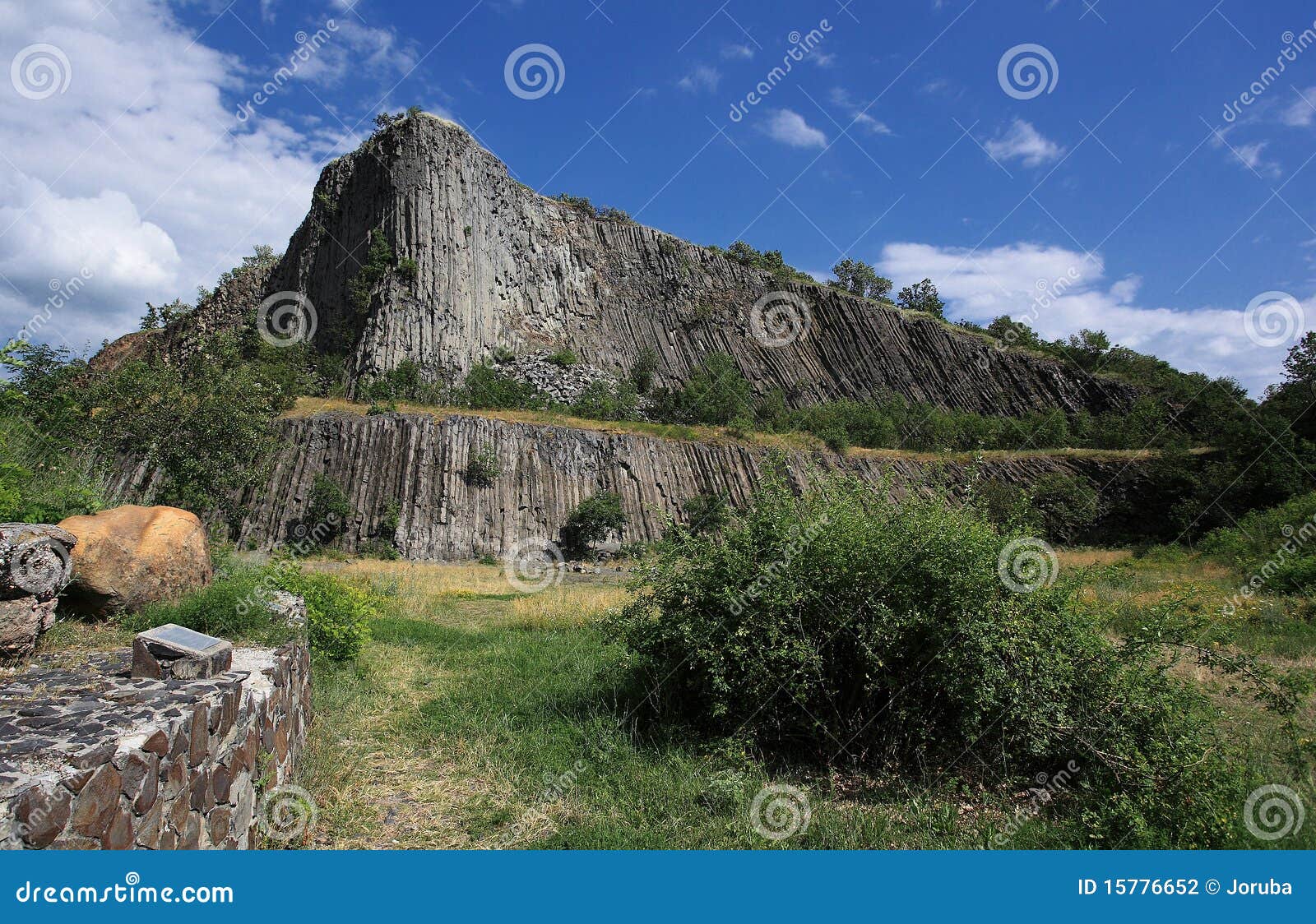 Natural Volcanic Rock Formation Stock Photo - Image of bush, geological ...