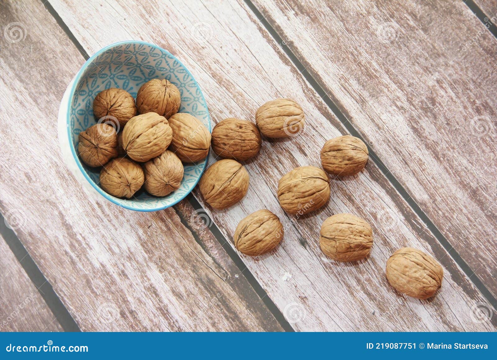 Natural Walnut in a Hard Brown Shell Stock Image - Image of cracked ...