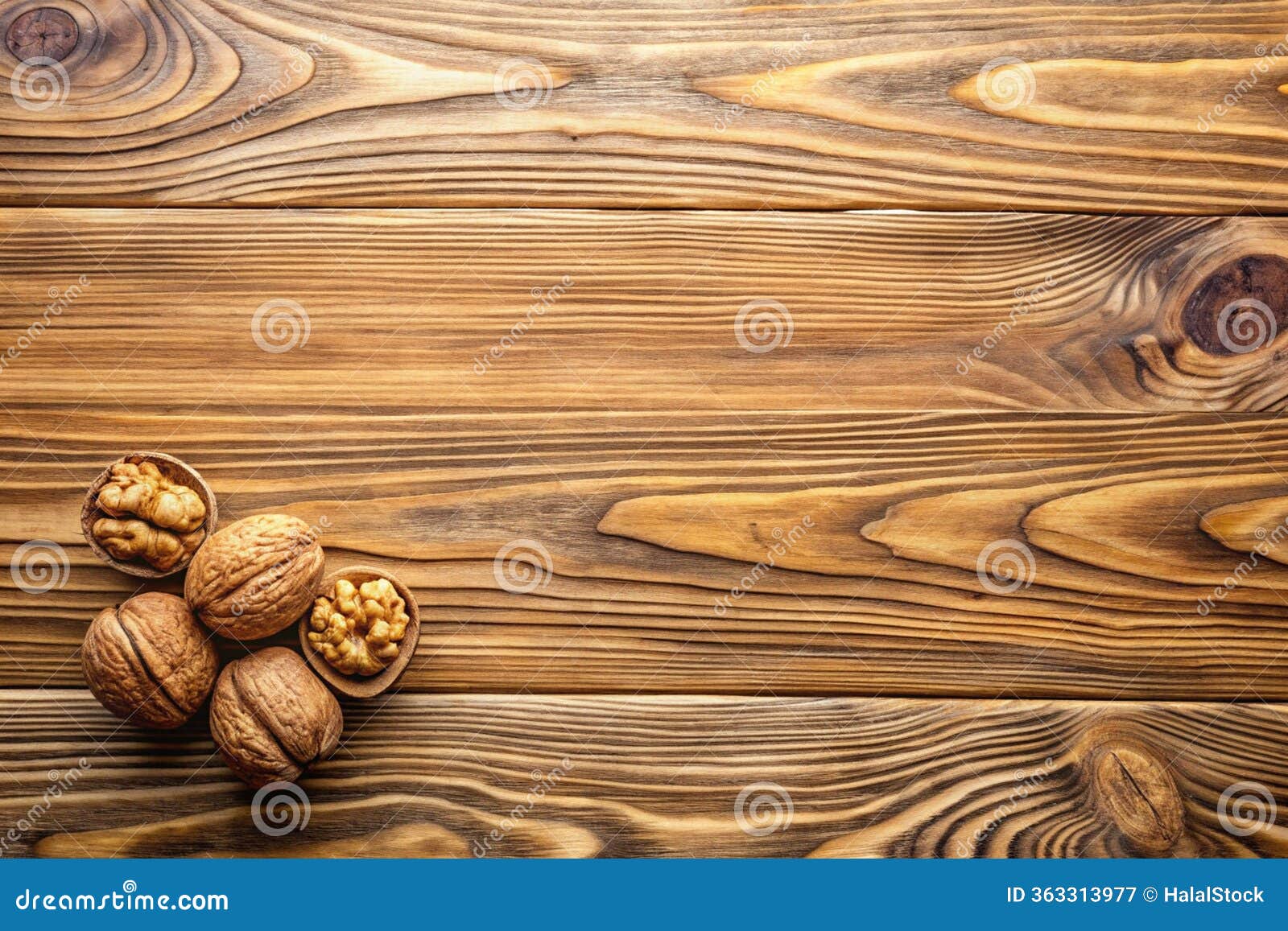 Natural Walnut Wood Texture with Elegant Grain Pattern Stock ...