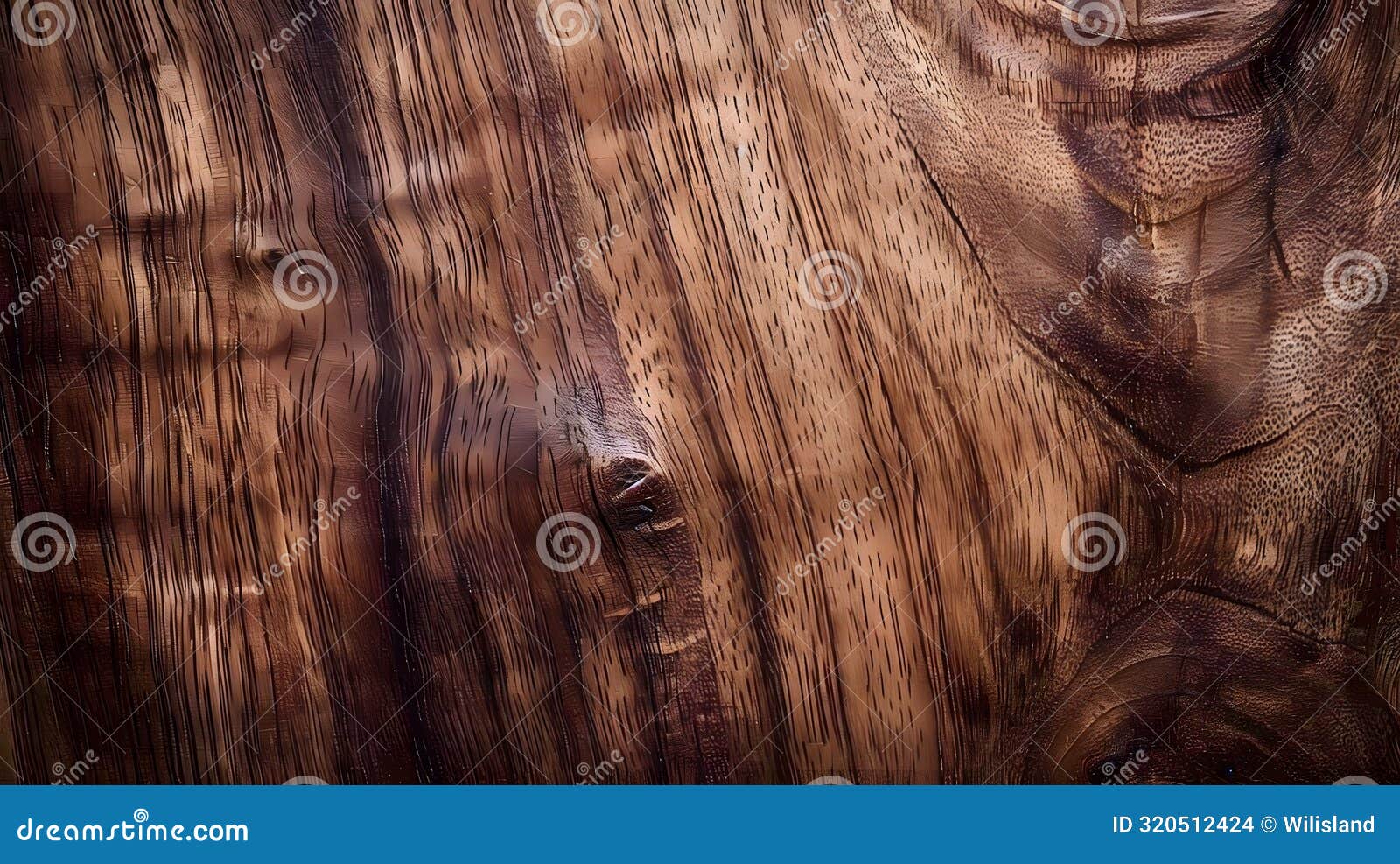 Natural Walnut Wood Texture with Rich Grains, Creating a Warm and ...