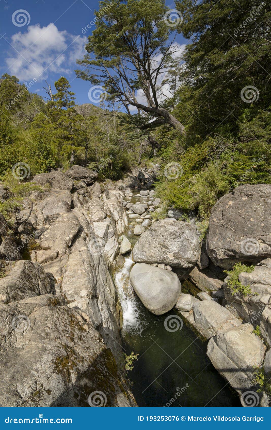 River Going Down the Mountain Stock Photo - Image of source, mountain ...