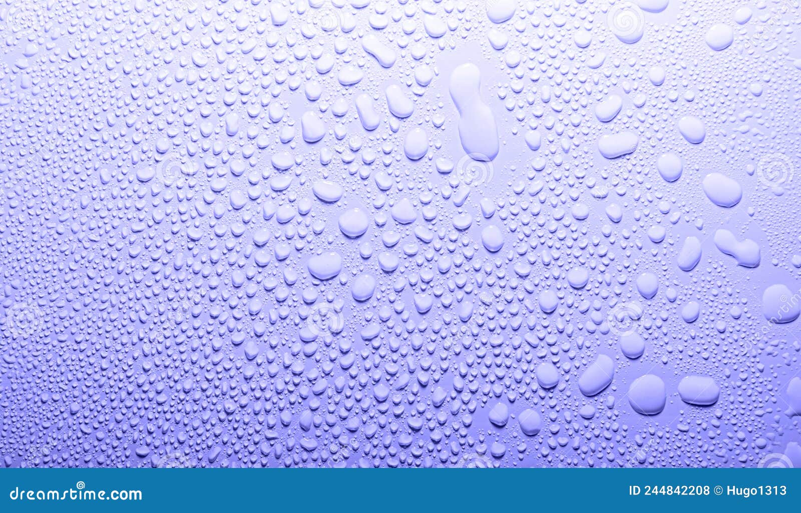 Natural Water Drop Texture. Full Frame Shot of Water Drops on Window ...