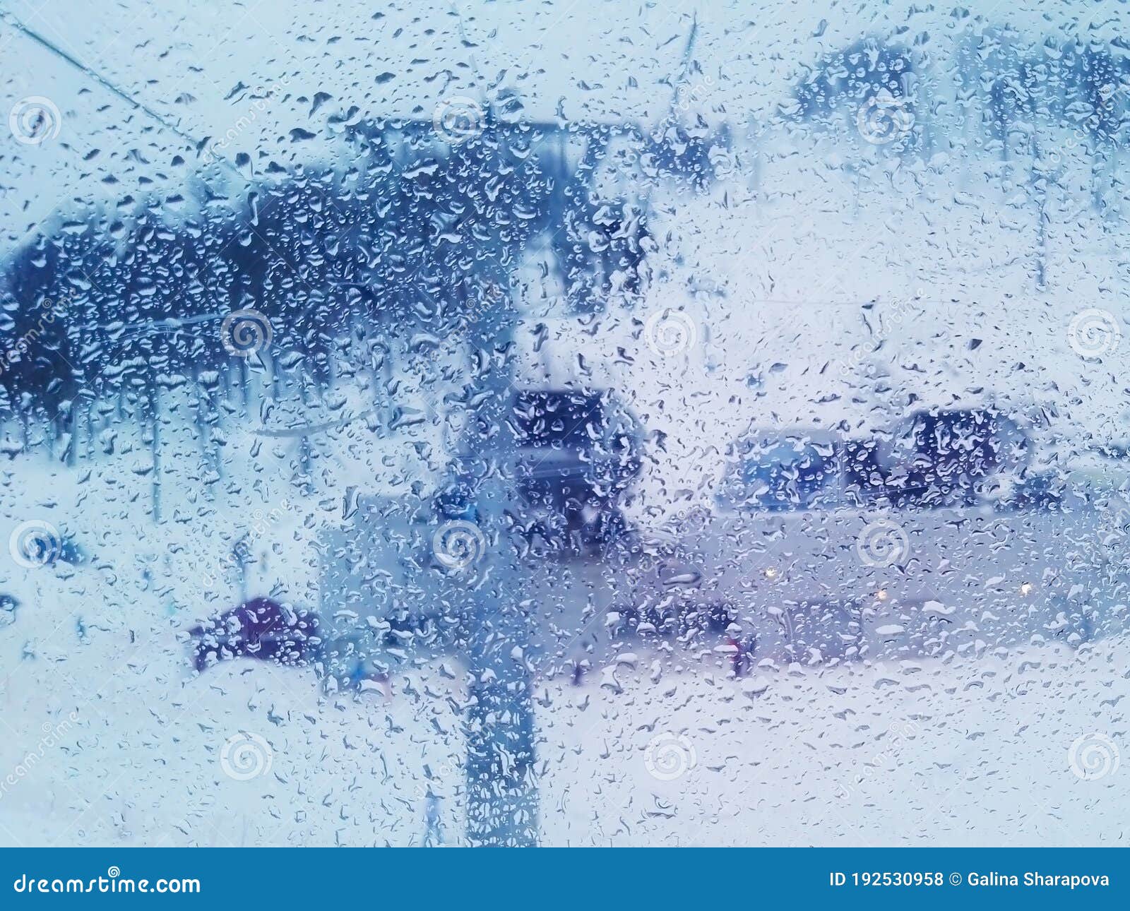 Natural Water Drop Texture on the Window Glass Stock Photo - Image of ...