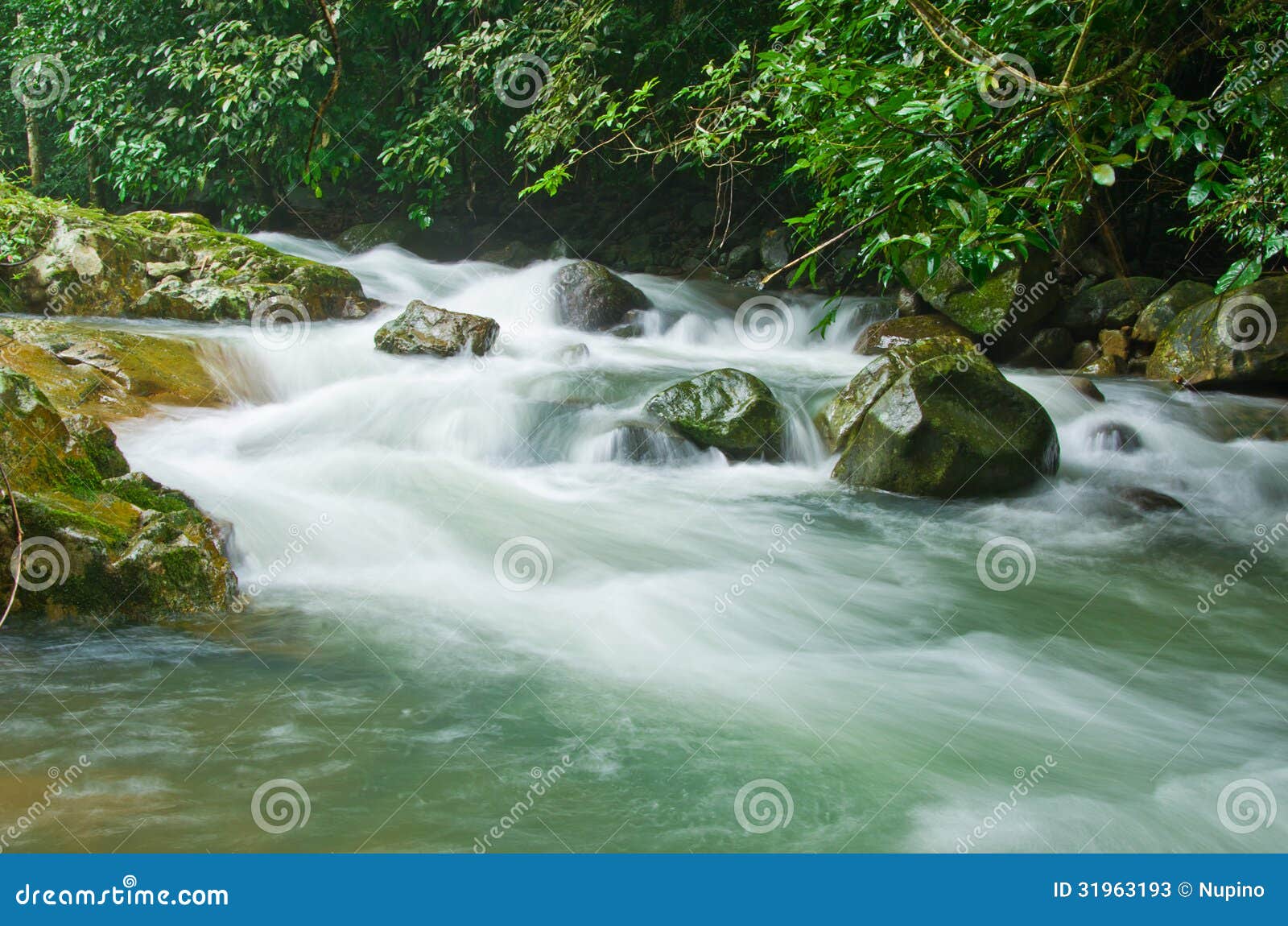 Natural water flow stock image. Image of recreation, flowing - 31963193