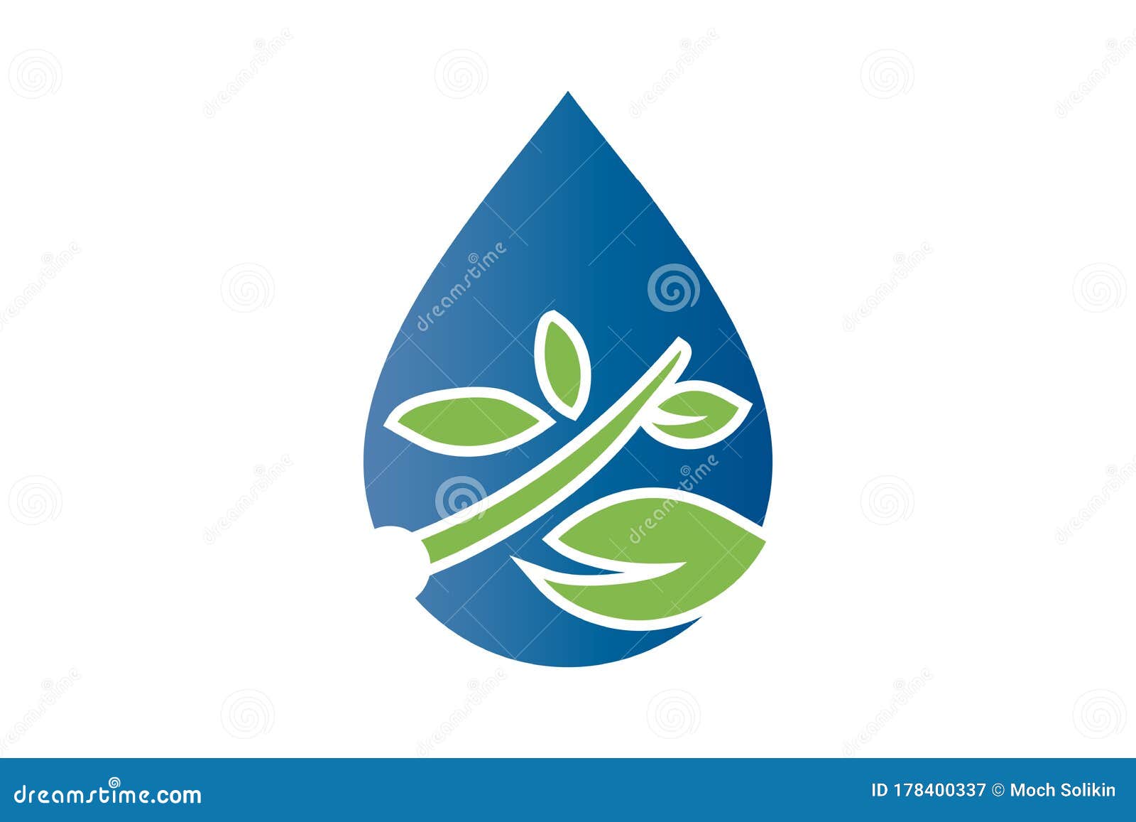 Natural Water Icon. Water Drop Sign Stock Vector - Illustration of ...