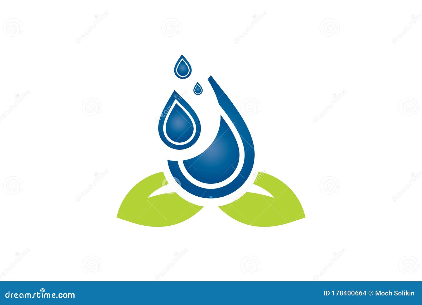 Natural Water Icon. Water Drop Sign Stock Vector - Illustration of ...