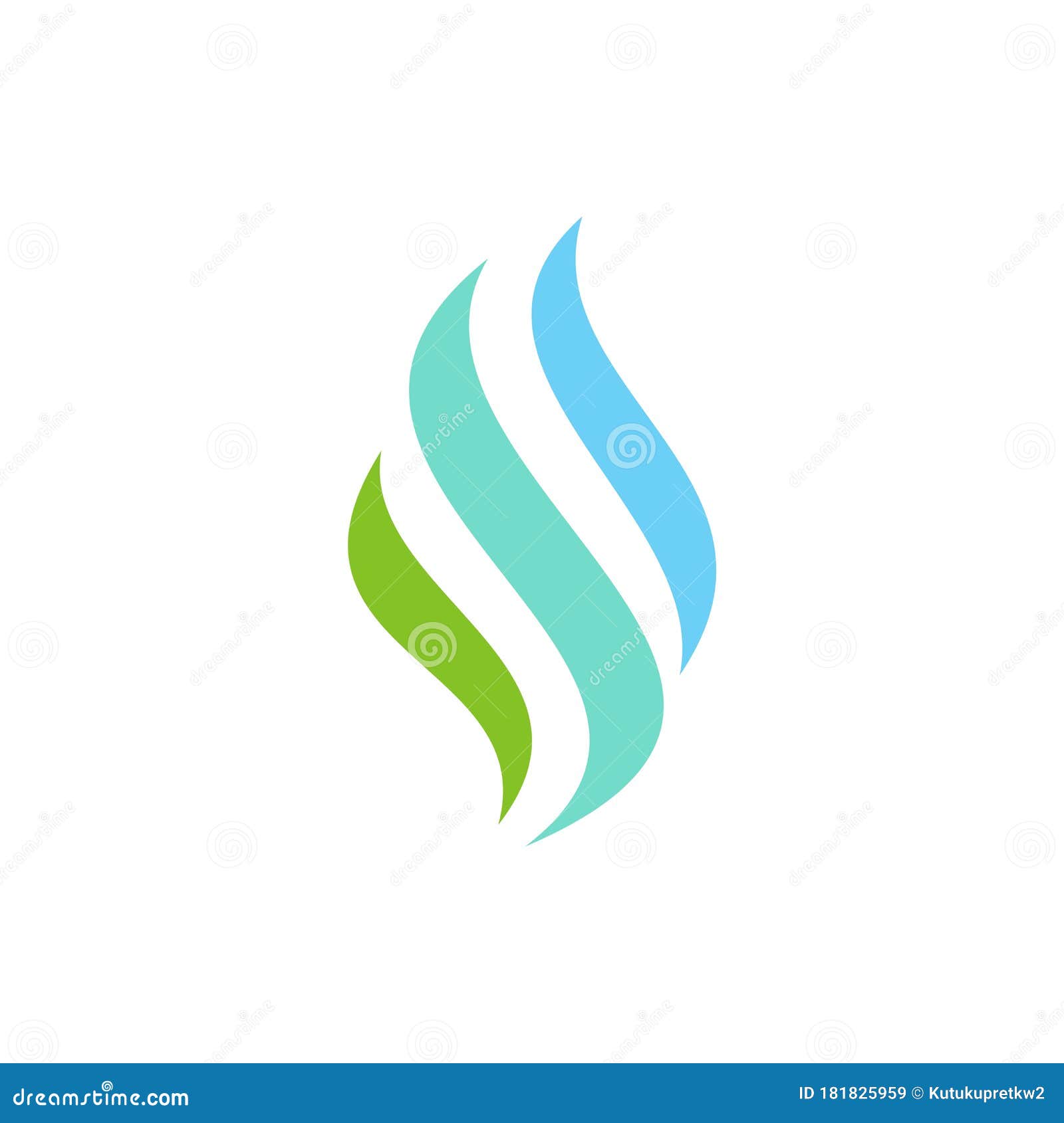 Natural Wave of Flame Logo Template Illustration Design. Vector EPS 10 ...