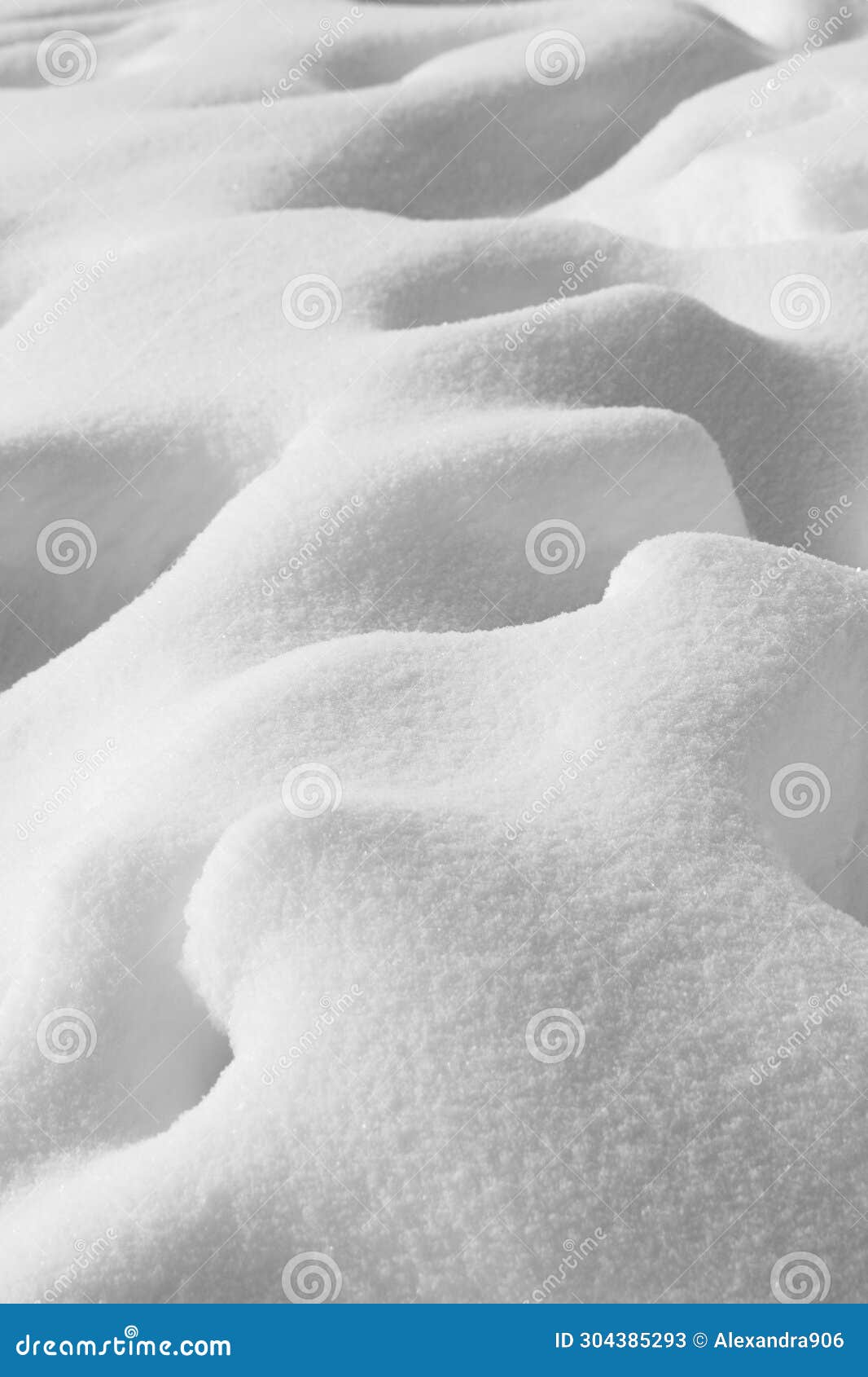 Natural Wave Patterns in Fresh Winter Snow Stock Image - Image of ...