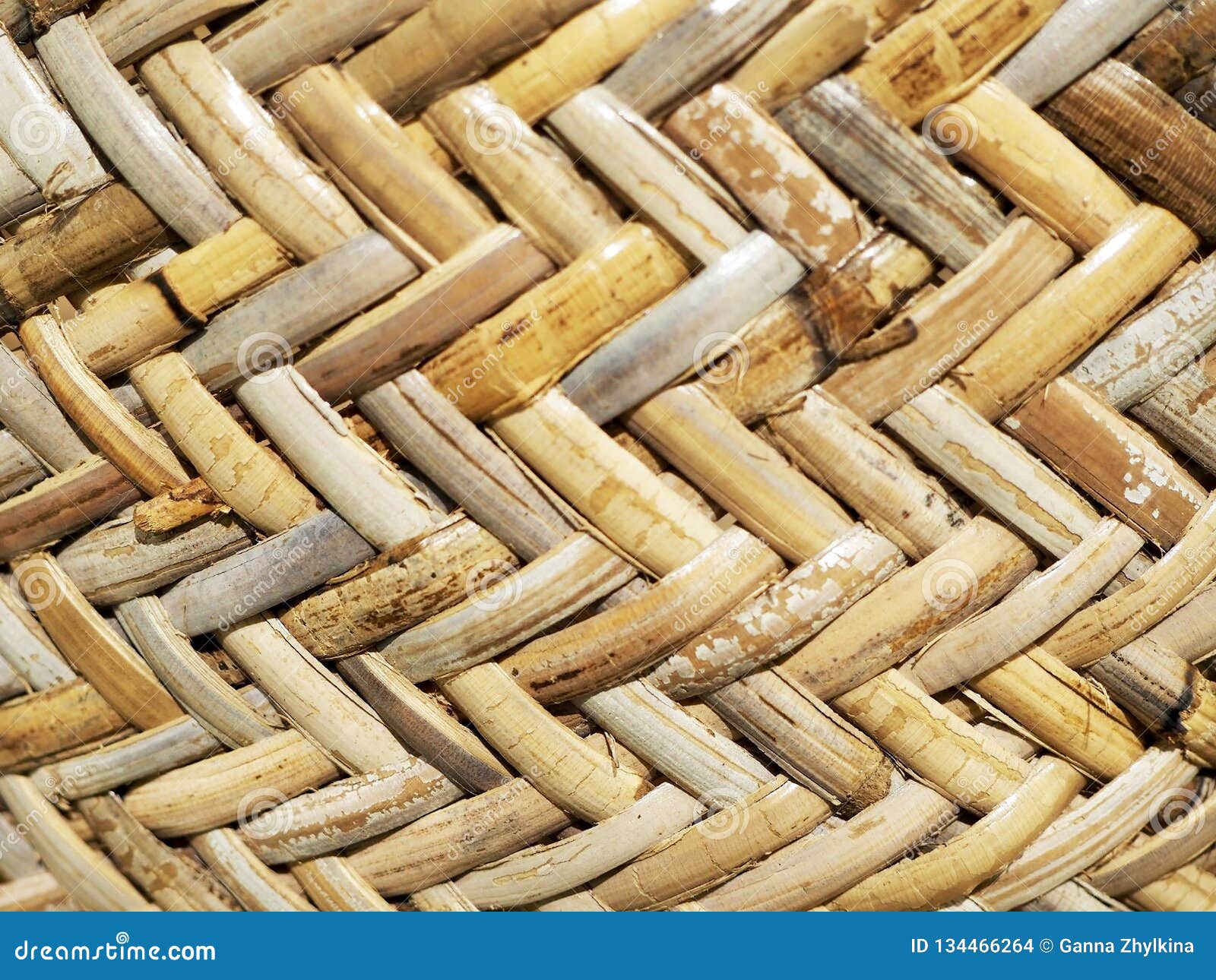 Bamboo Rattan Weave Texture and Background Stock Photo - Image of ...