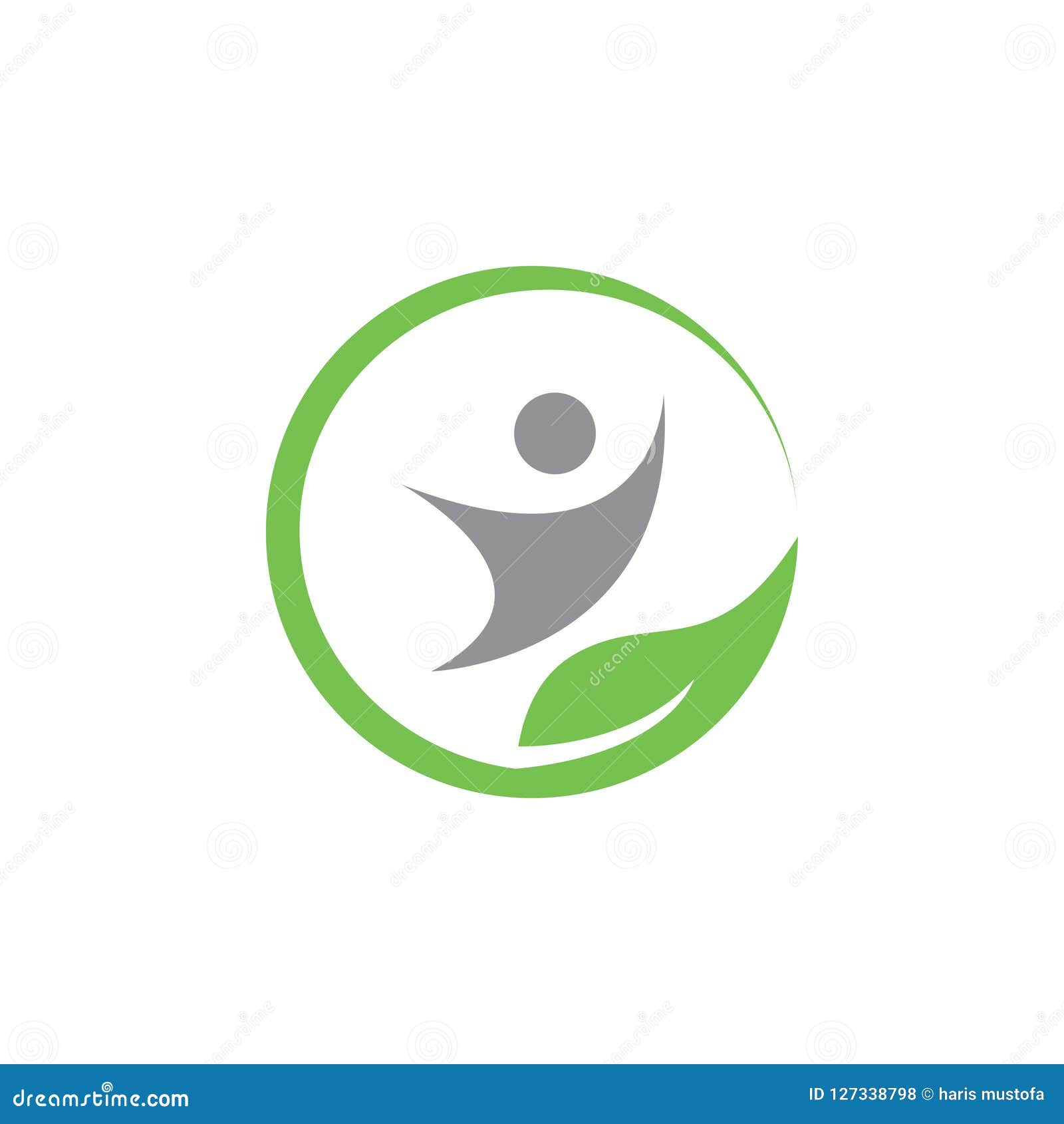 Natural Wellness Logo Icon Design Template Vector Stock Vector ...