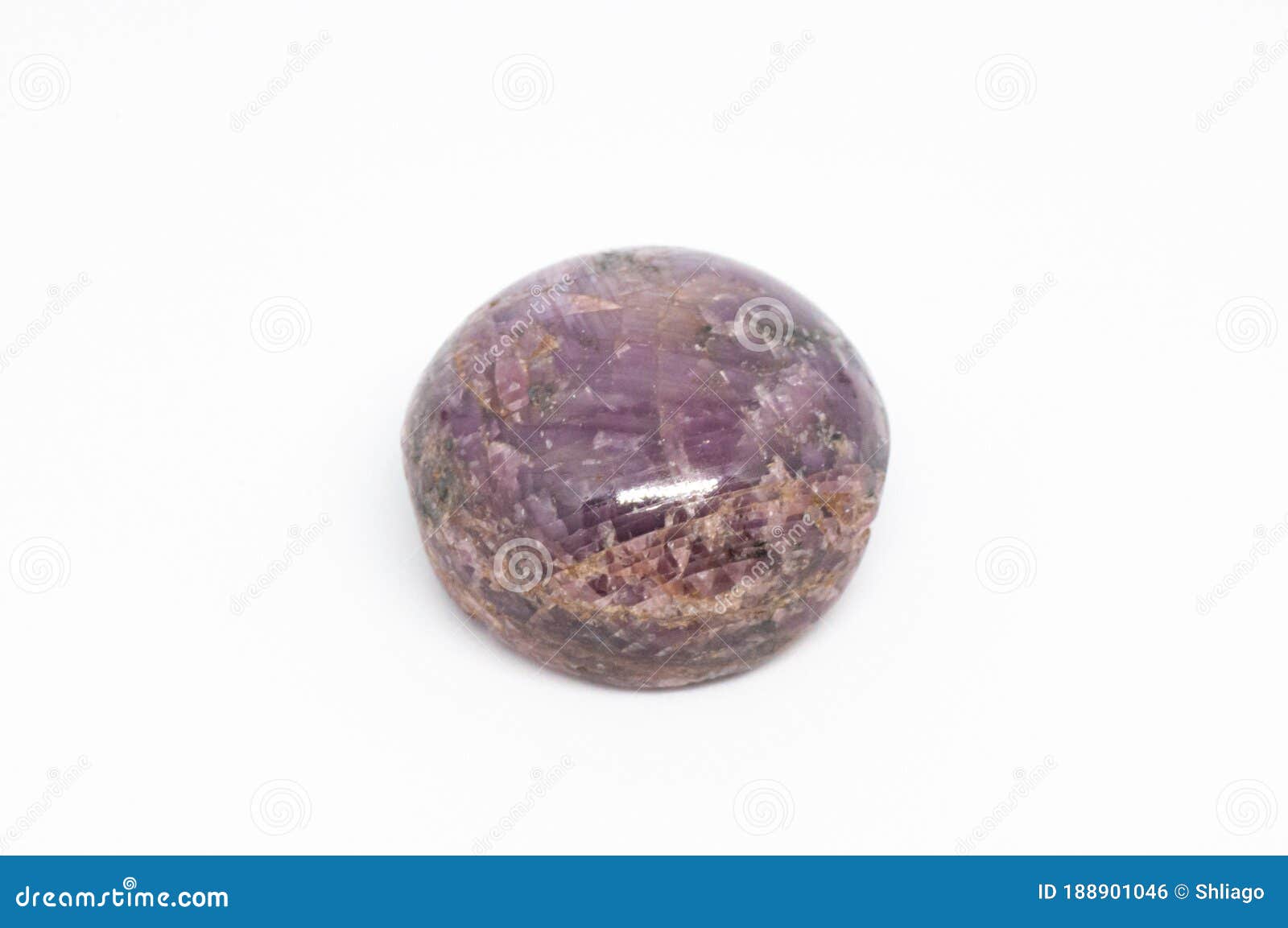 Natural Light Blue Adular Moonstone on the White Background Stock Photo ...