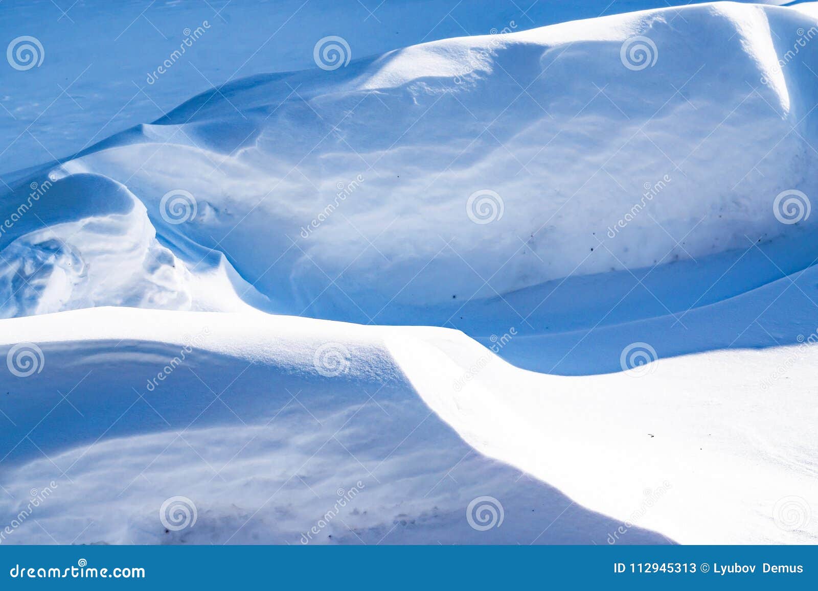 Natural Winter Snow Surface Texture with Natural Patterns, Winter ...