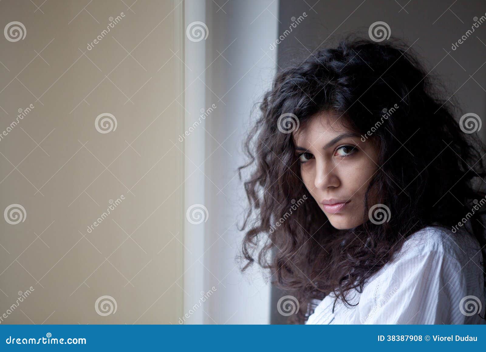 Natural woman portrait stock photo. Image of girl, attractive - 38387908