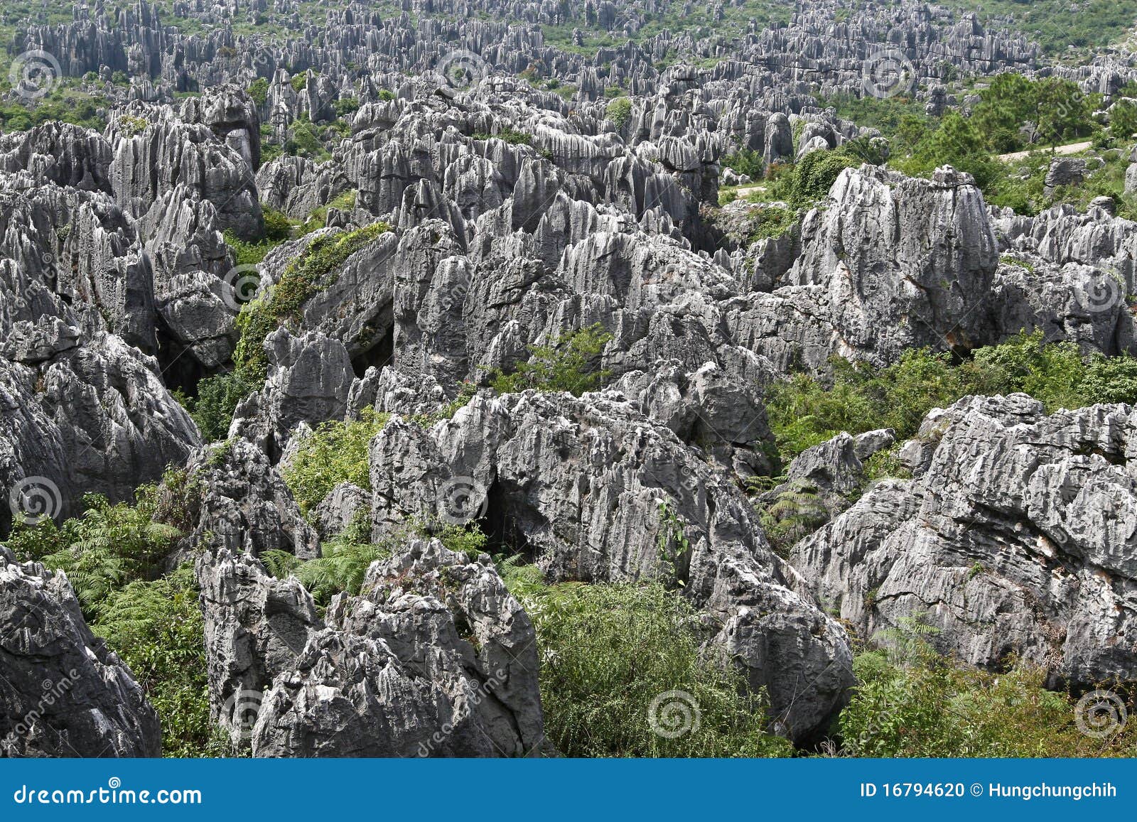 Natural Wonders of China (stone Forest) Stock Photo - Image of karst ...