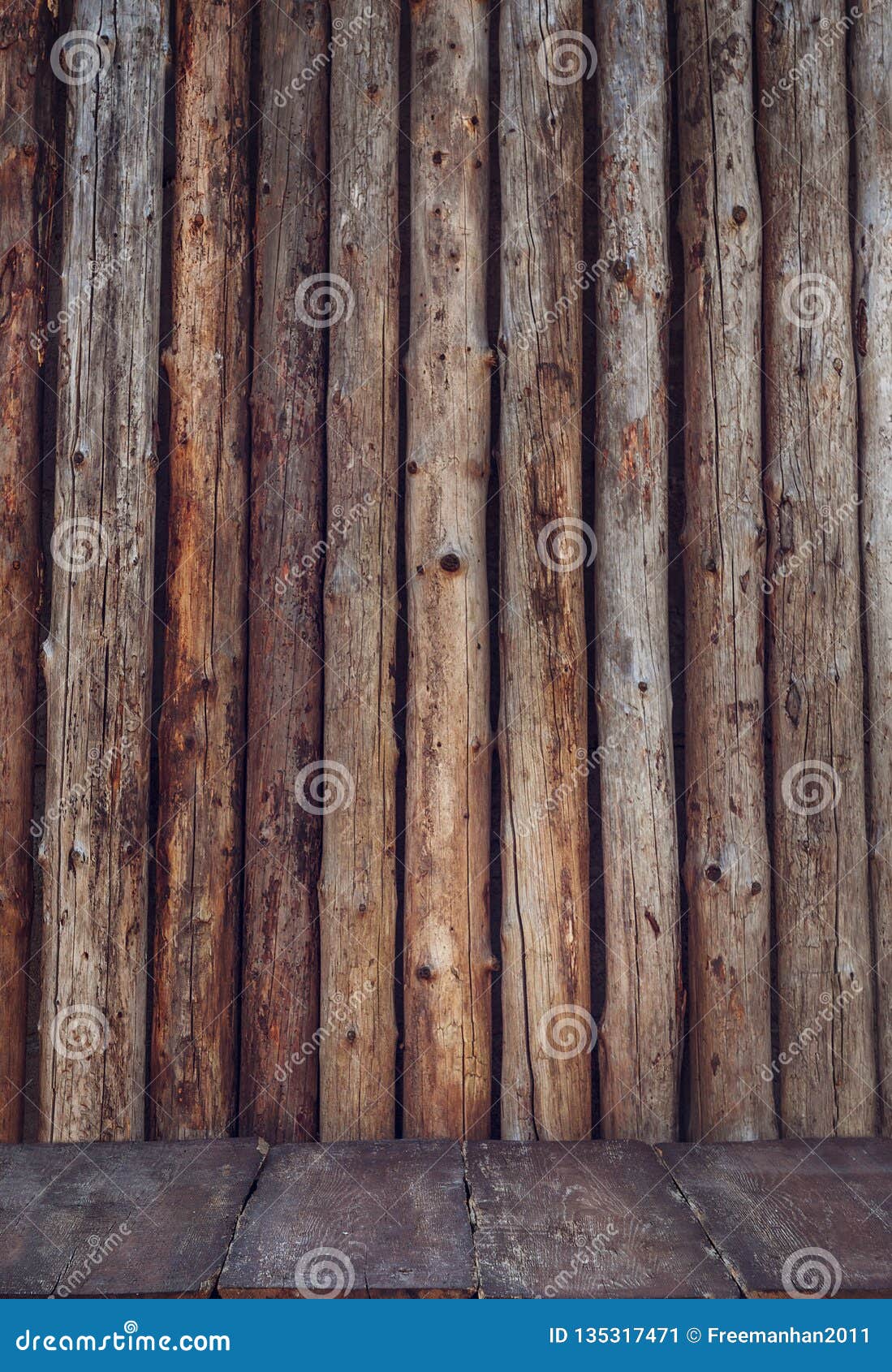 Natural Wood Background in Vertical Version Stock Image - Image of ...