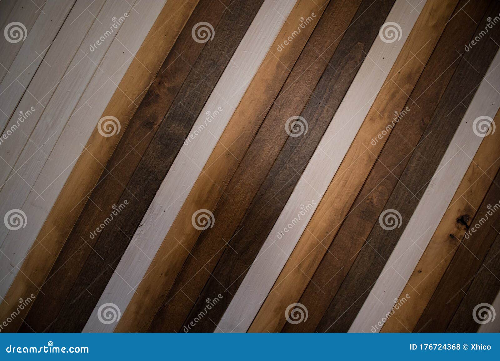Wood Diagonal Table With Red Red Curtain Wall Blur Background.Mock Up ...