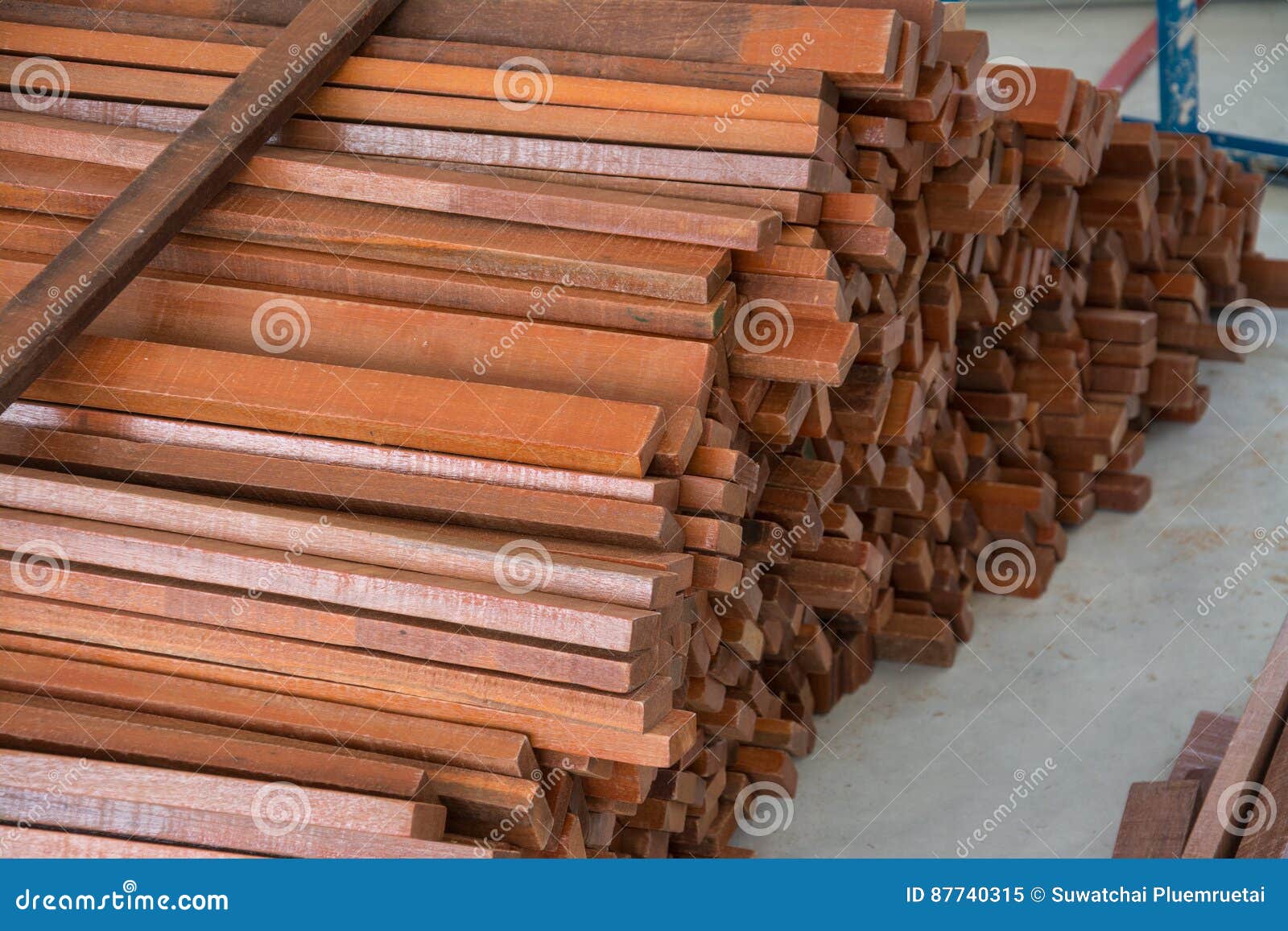 Natural Wood Lath for Construction Stock Image - Image of carpentery ...