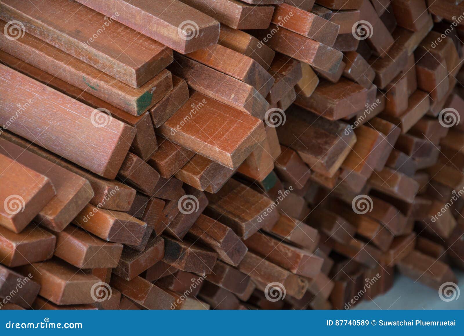 Natural Wood Lath for Construction Stock Image - Image of element ...
