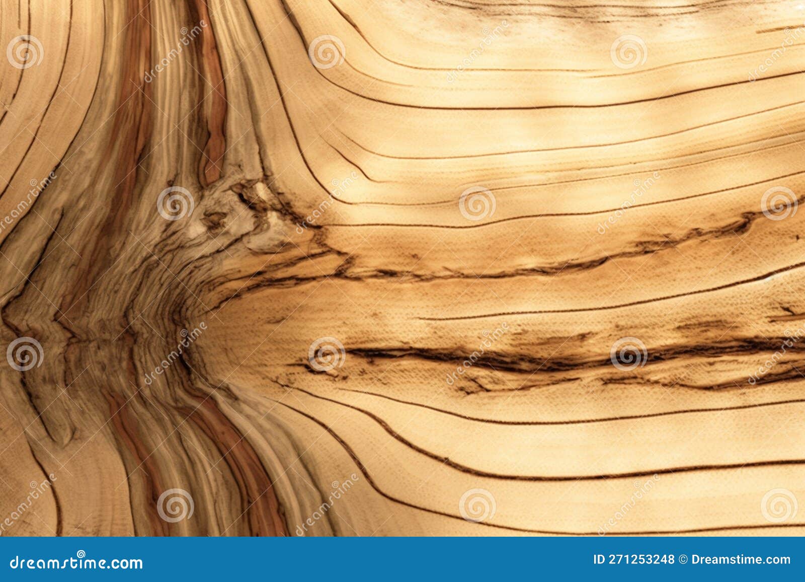Natural Wood Texture Generative AI Stock Illustration - Illustration of ...