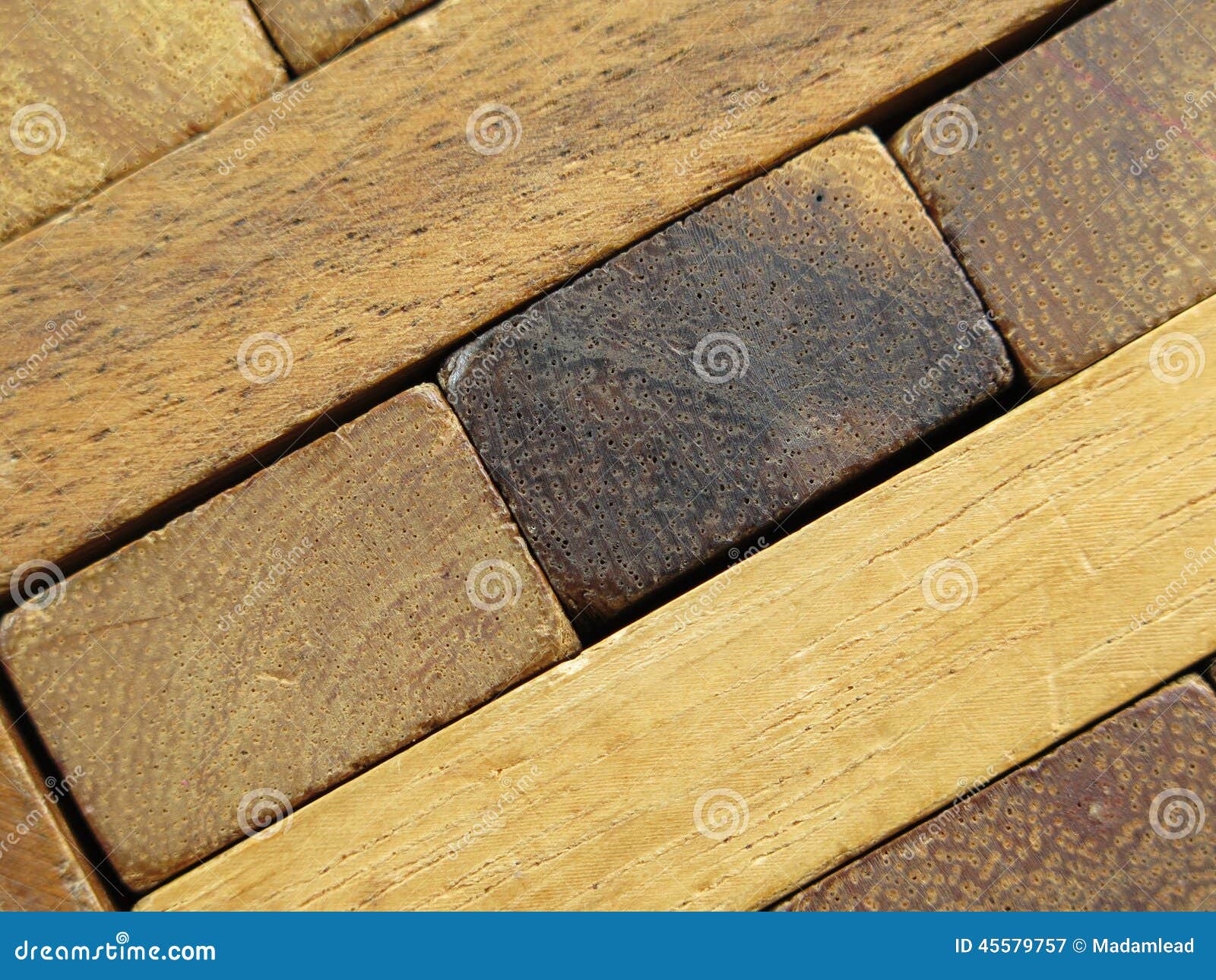Natural Wood Texture Pattern Rectangular Stock Image - Image of ...