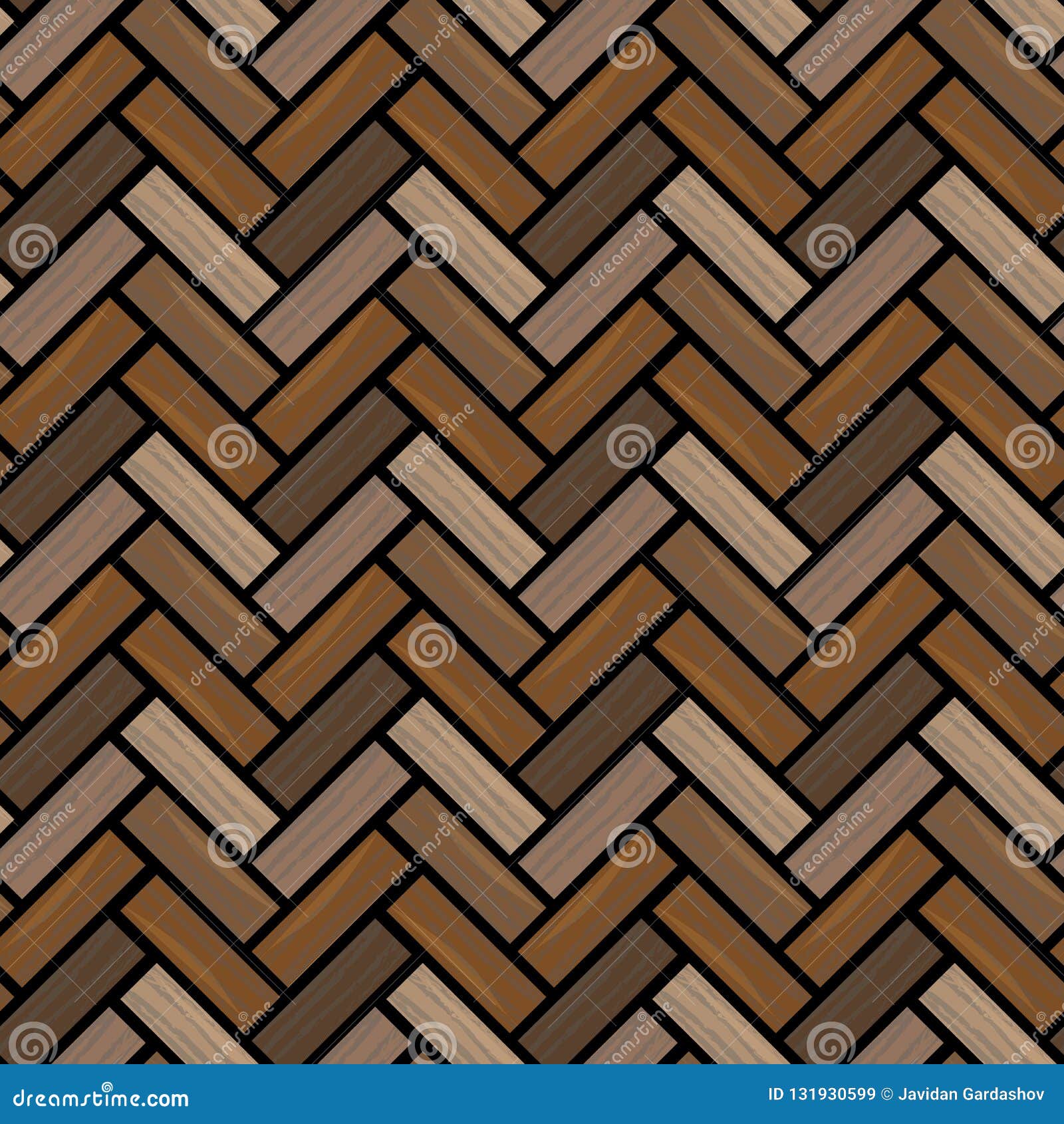 Natural Wooden Parquet Texture. Seamless Pattern Eps10 Stock Vector ...