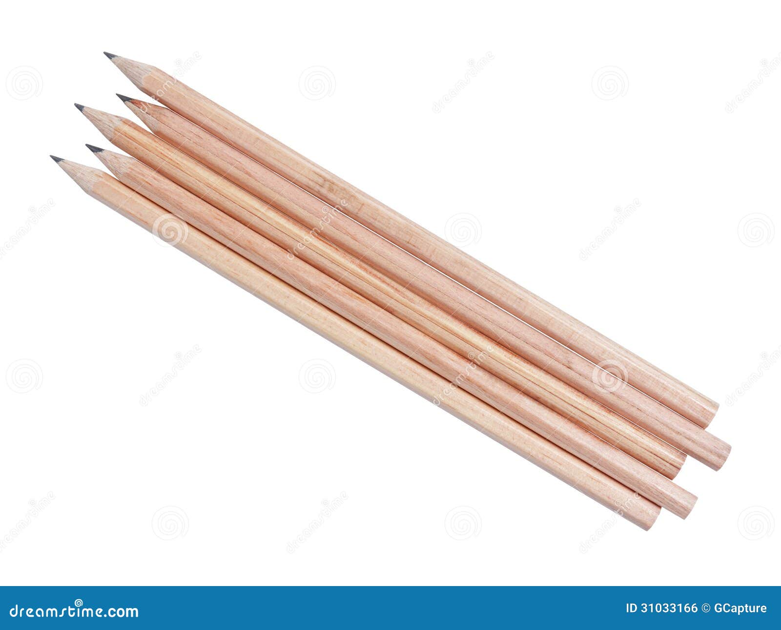 Natural wooden pencils stock photo. Image of simple, sharpened - 31033166