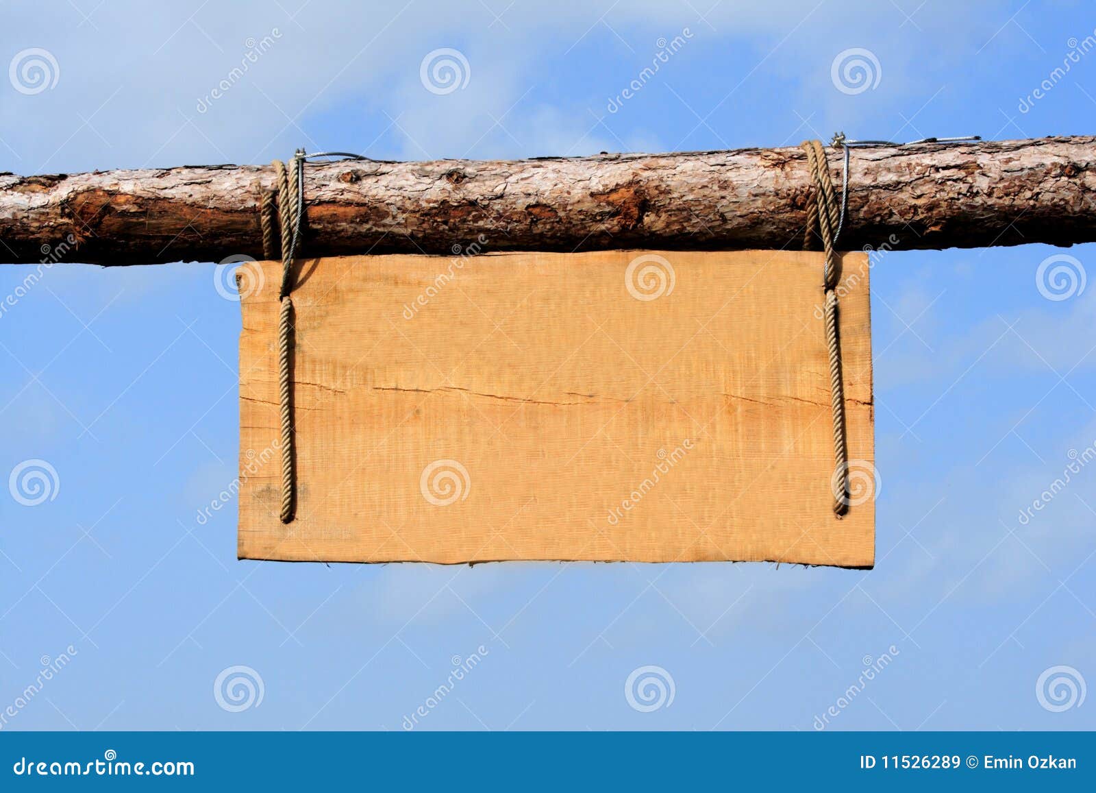 Natural wooden sign stock image. Image of notice, nature - 11526289
