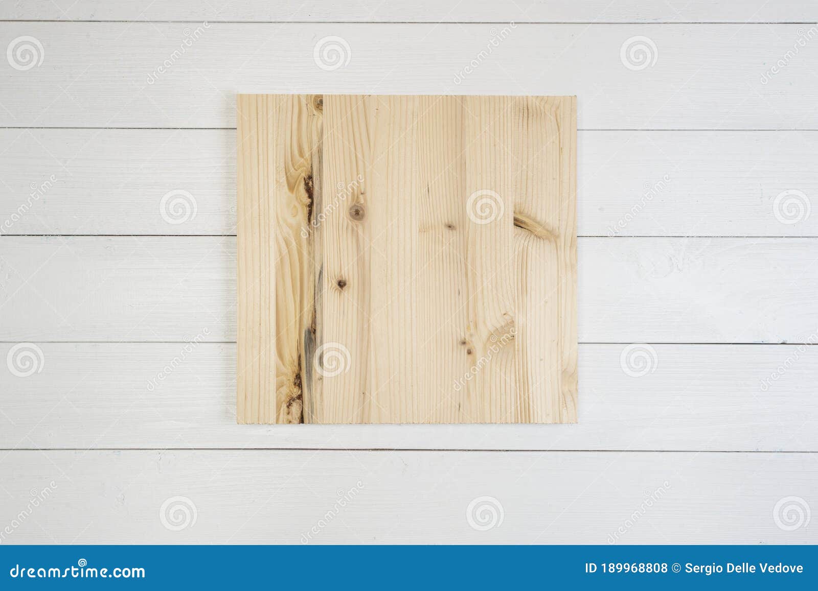A natural wooden tablet stock photo. Image of design - 189968808