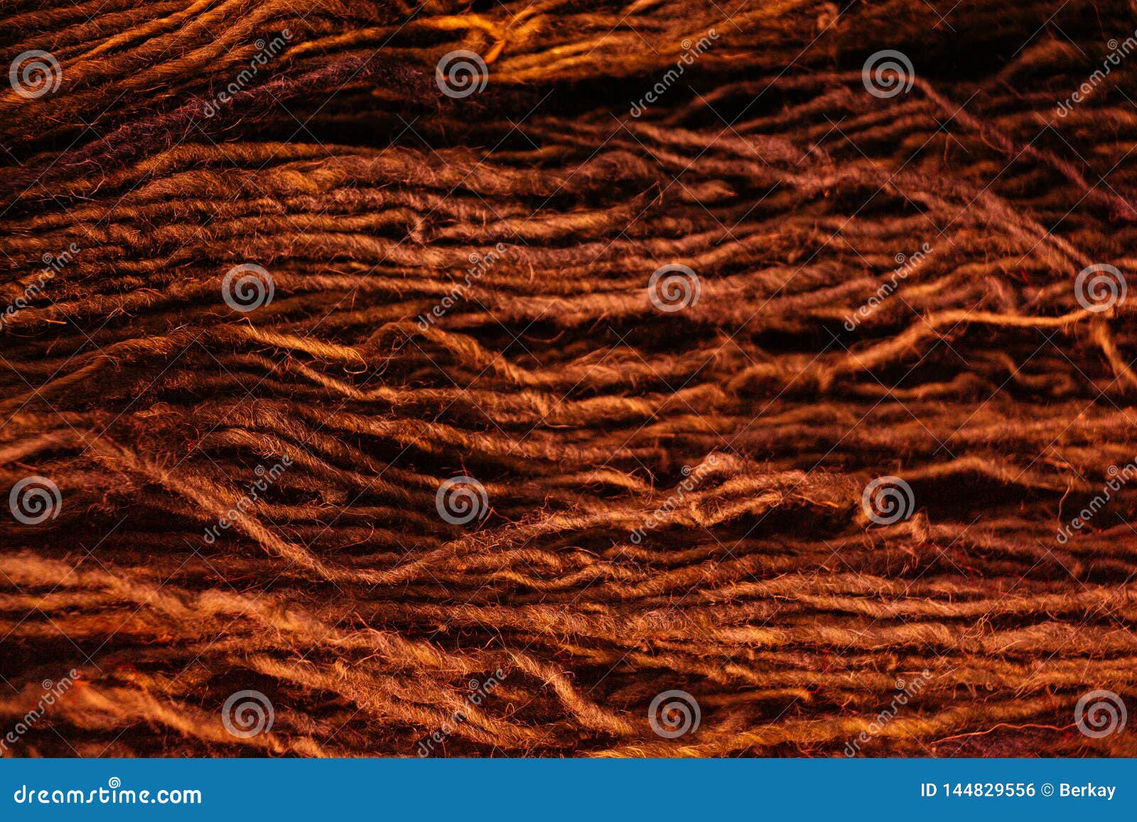 Natural Wool Thread Dyed in Color Stock Photo - Image of handmade, wool ...