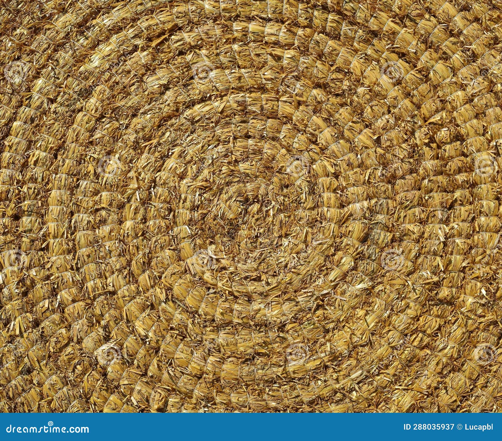 Natural Woven Straw in a Circle. Full Frame Stock Image - Image of ...