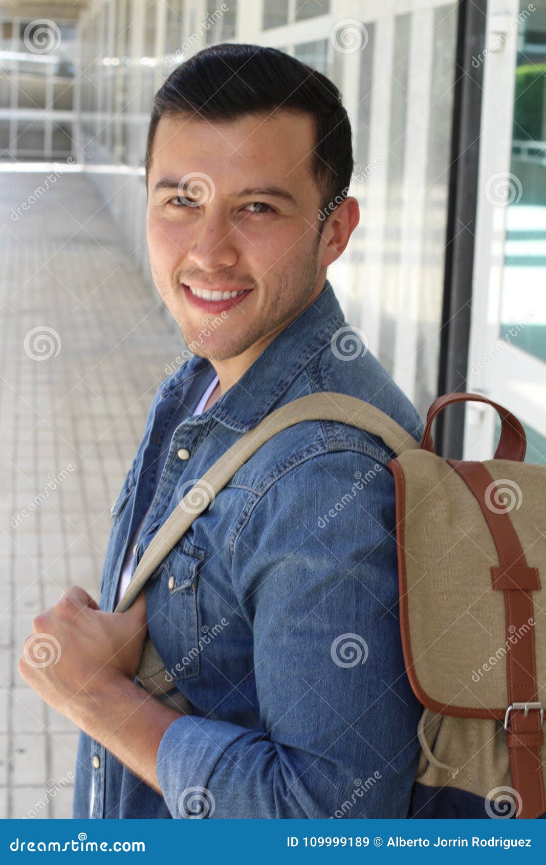 Natural Young Man Smiling Close Up Stock Image - Image of close ...