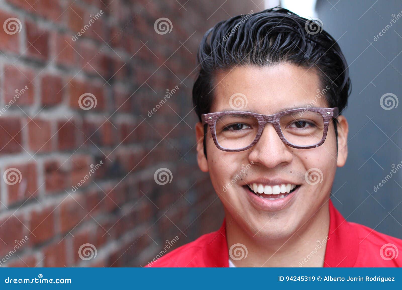 Natural Young Man Smiling Close Up Stock Image - Image of closeup ...