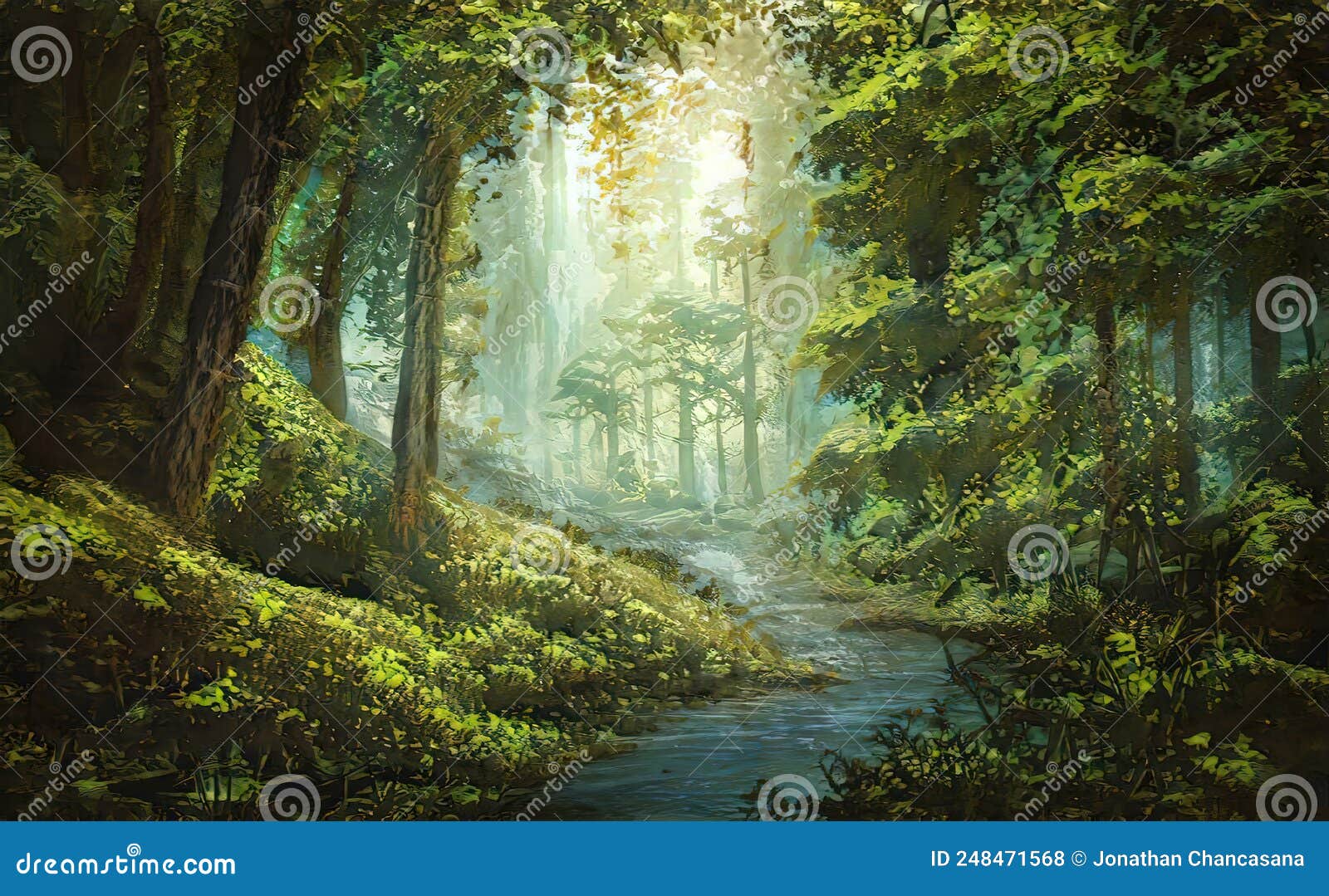 Enchanted Forest stock photo. Image of nature, fable - 248471568