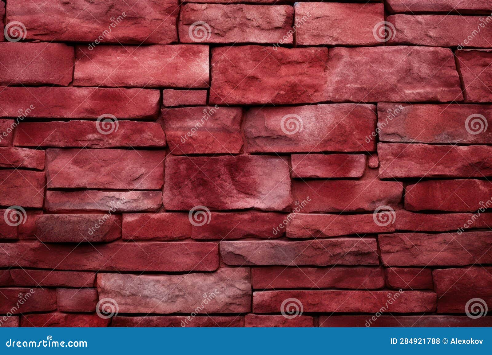 Naturalistic Light Red Stone Wall Texture Background AI Generated Stock ...