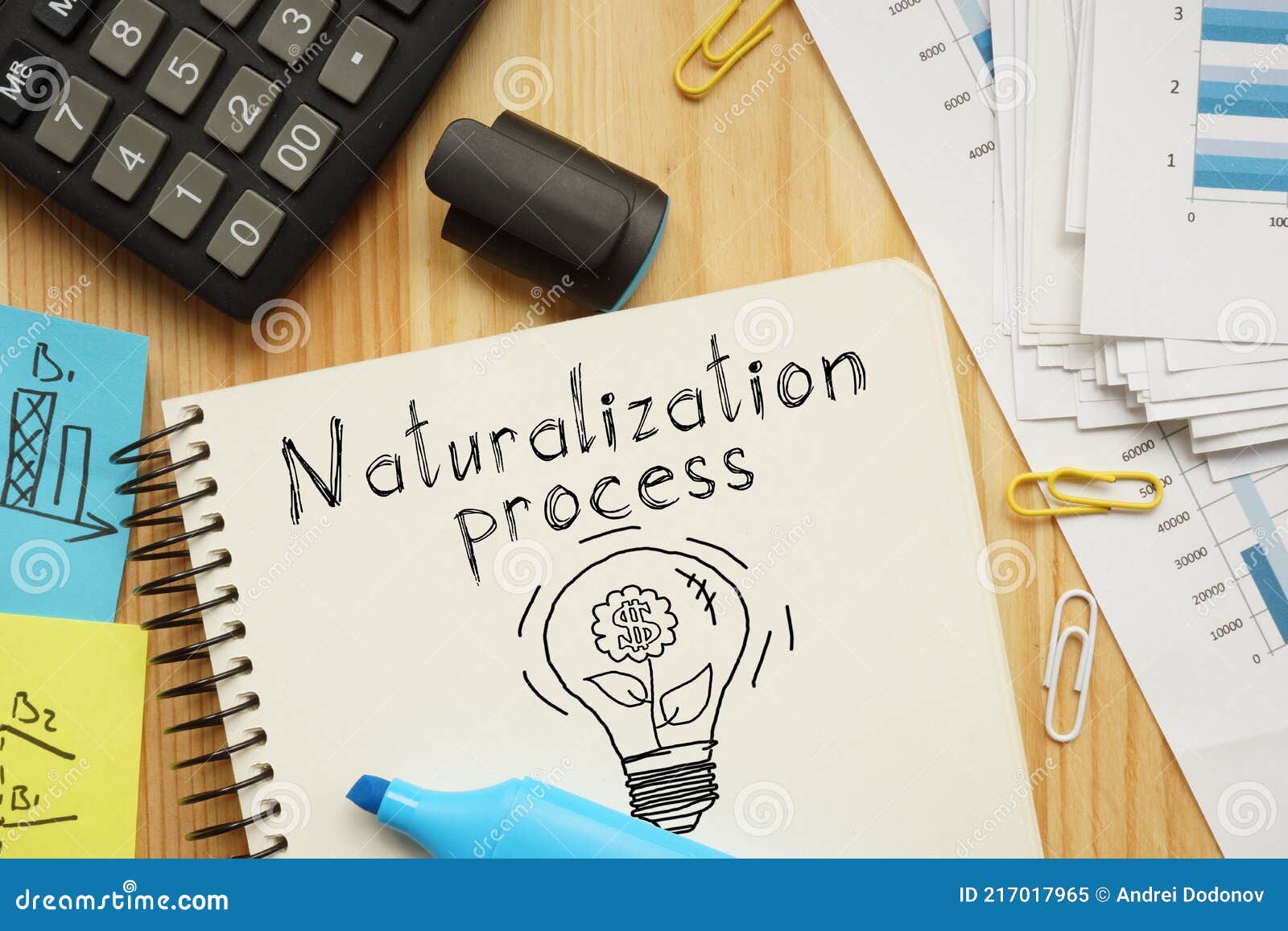 Naturalization Process is Shown on the Photo Using the Text Stock Image ...