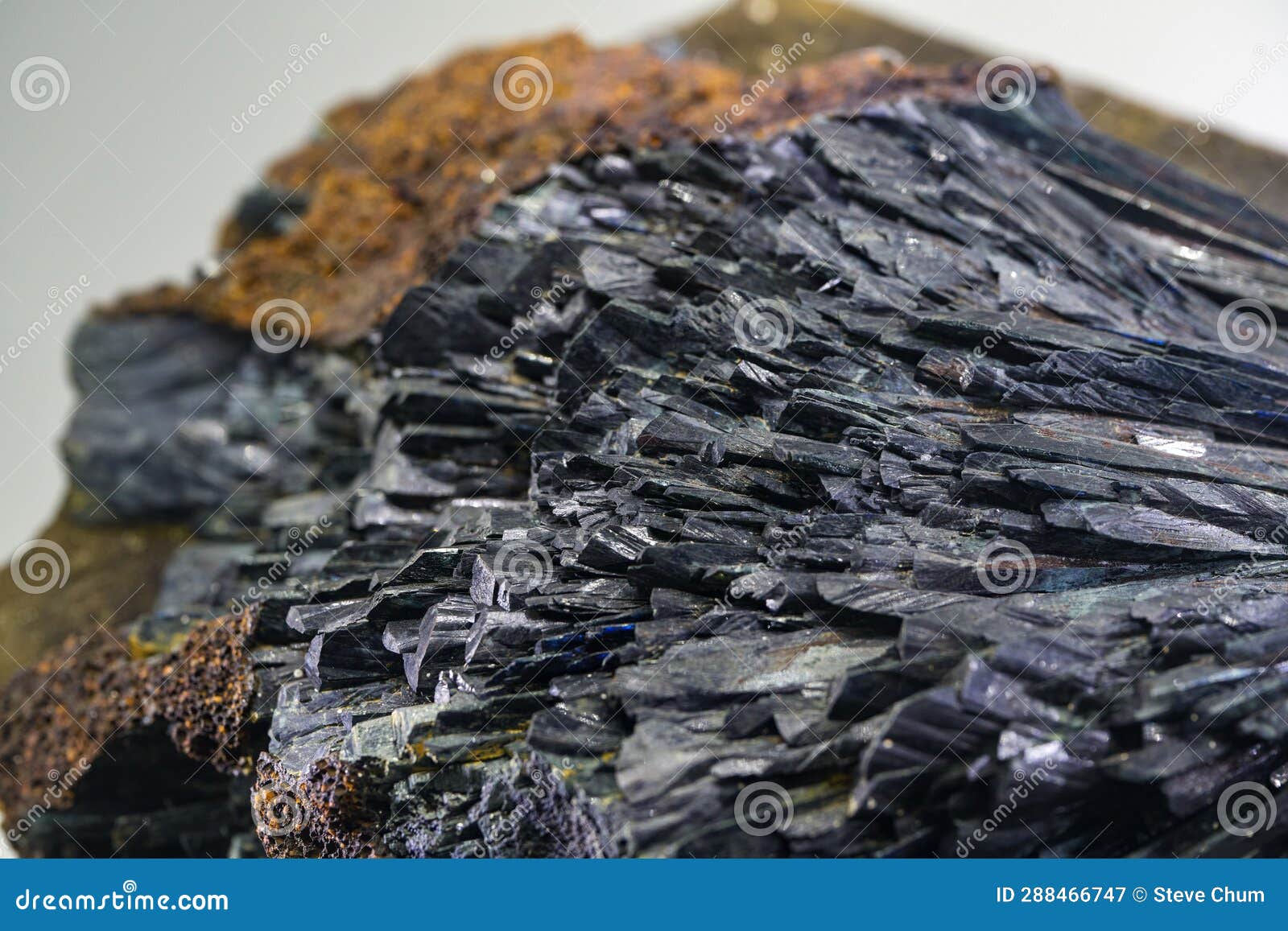 Naturally Formed Metal Shale Mine Closeup Stock Image - Image of ...