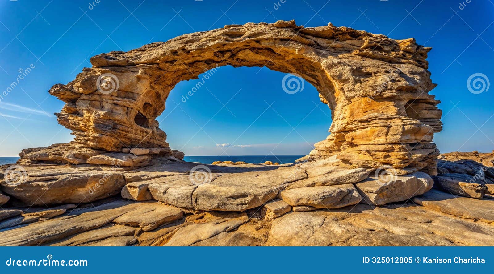 A Naturally Occurring Rock Formation in the Shape of a Large Weathered ...