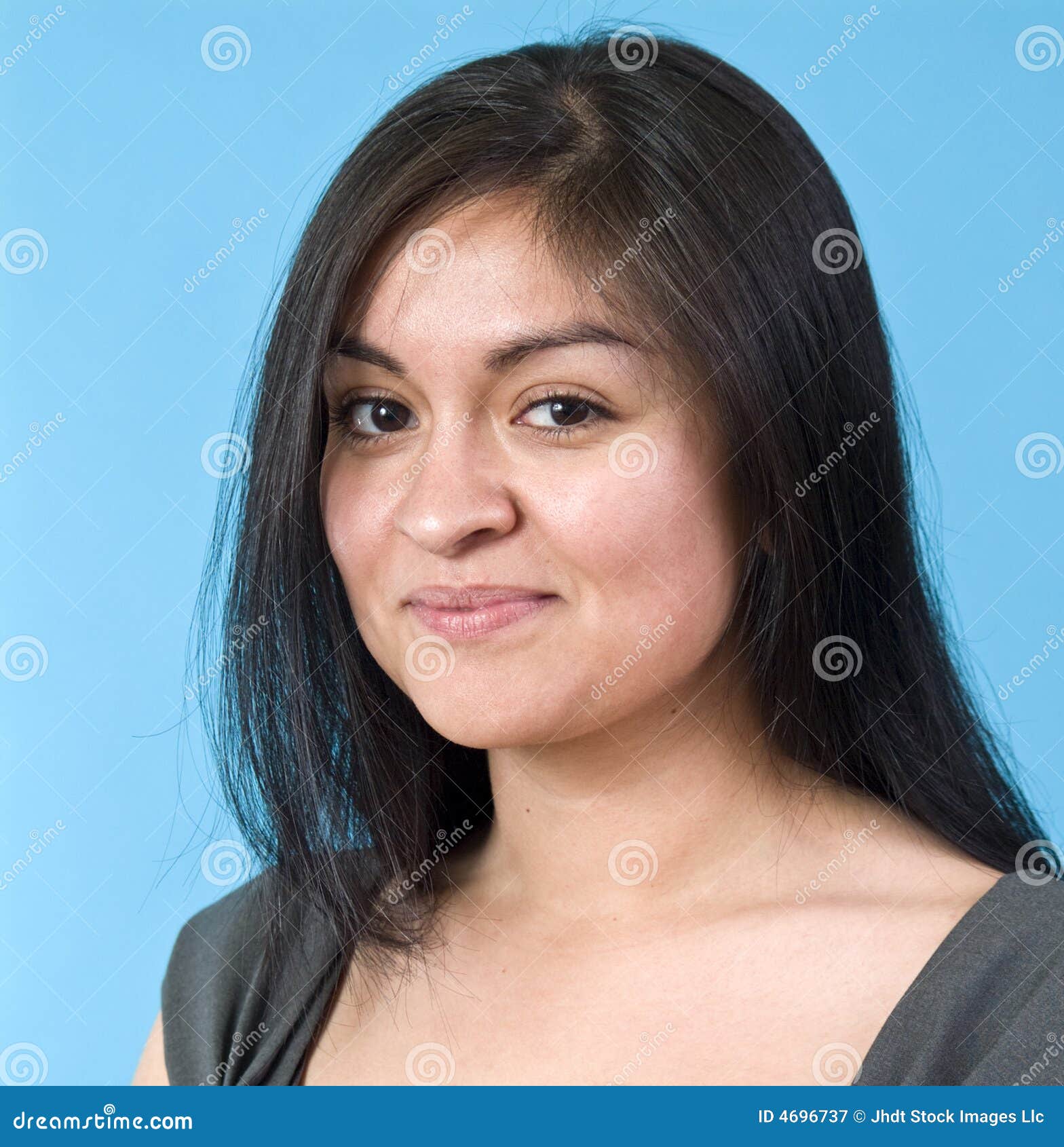 Naturally Pretty Girl stock image. Image of pleasant, latin - 4696737