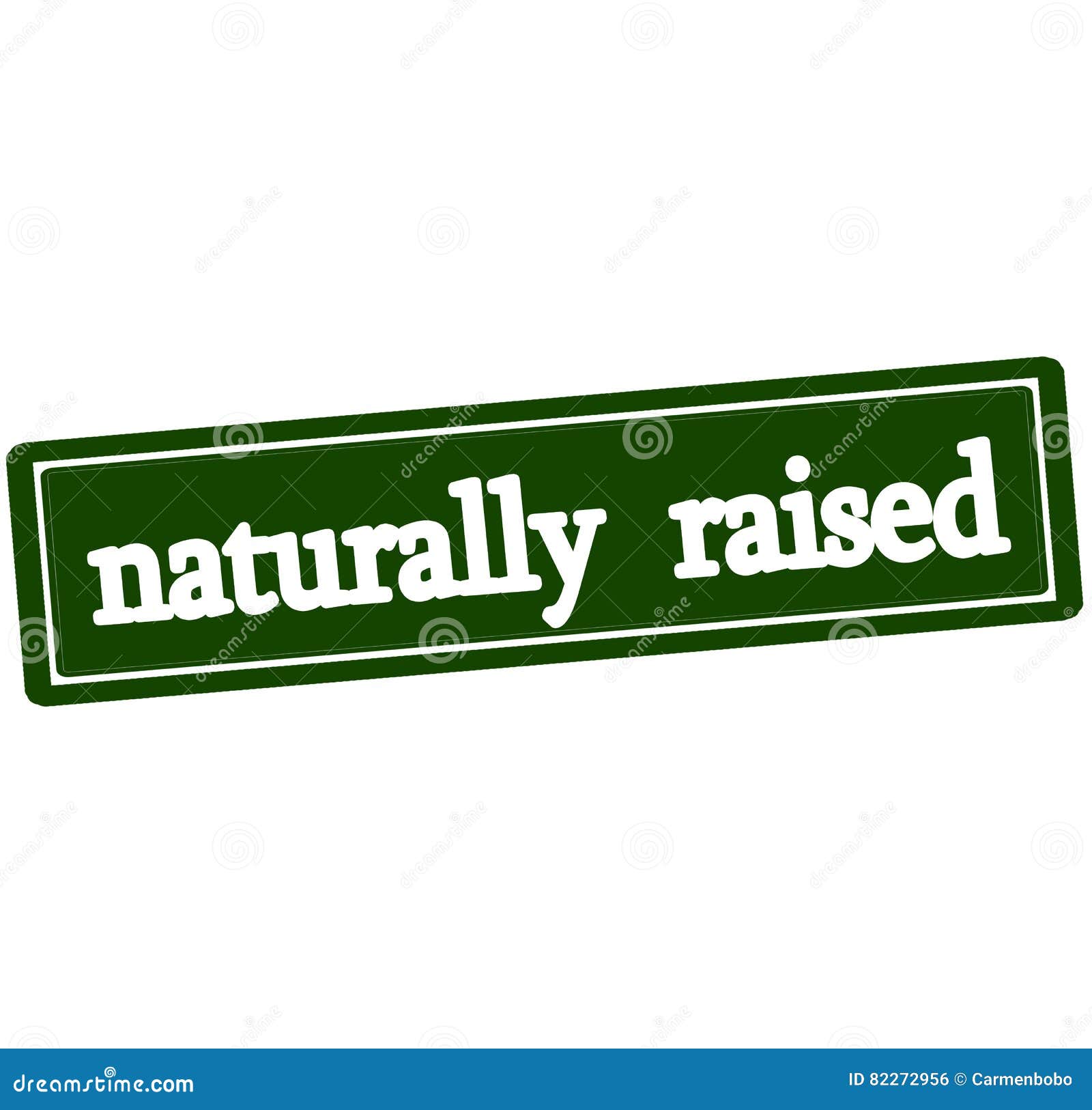 Naturally Raised Vector Illustration | CartoonDealer.com #82272956