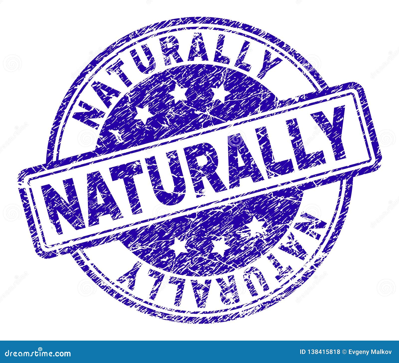Grunge Textured NATURALLY Stamp Seal Stock Vector - Illustration of ...
