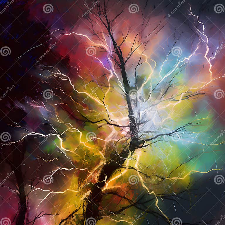 Nature Abstract Expressionism Colors Forms Textures Dynam Two ...